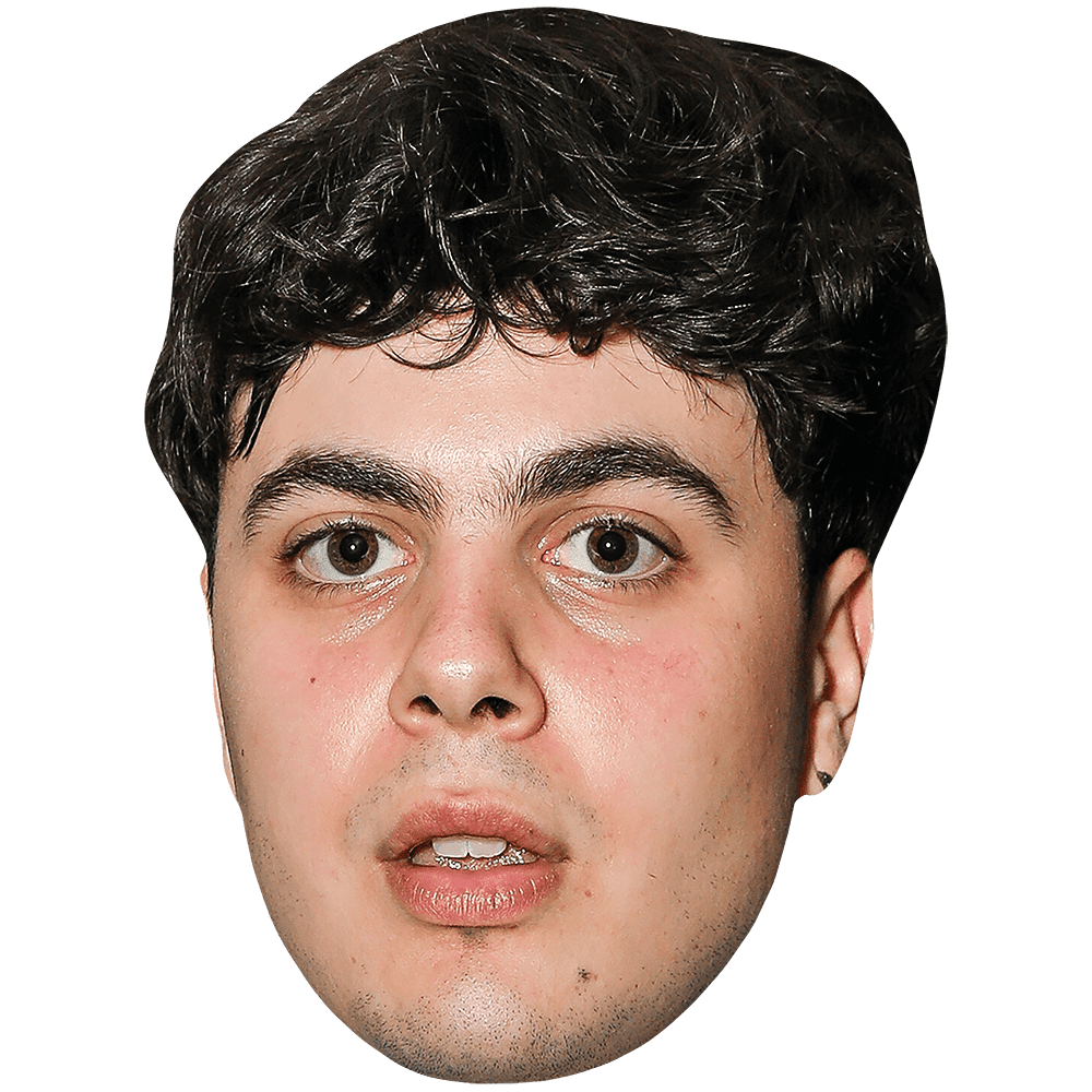 Tom George Austin (Black Hair) Celebrity Mask, Flat Card Face, Fancy ...
