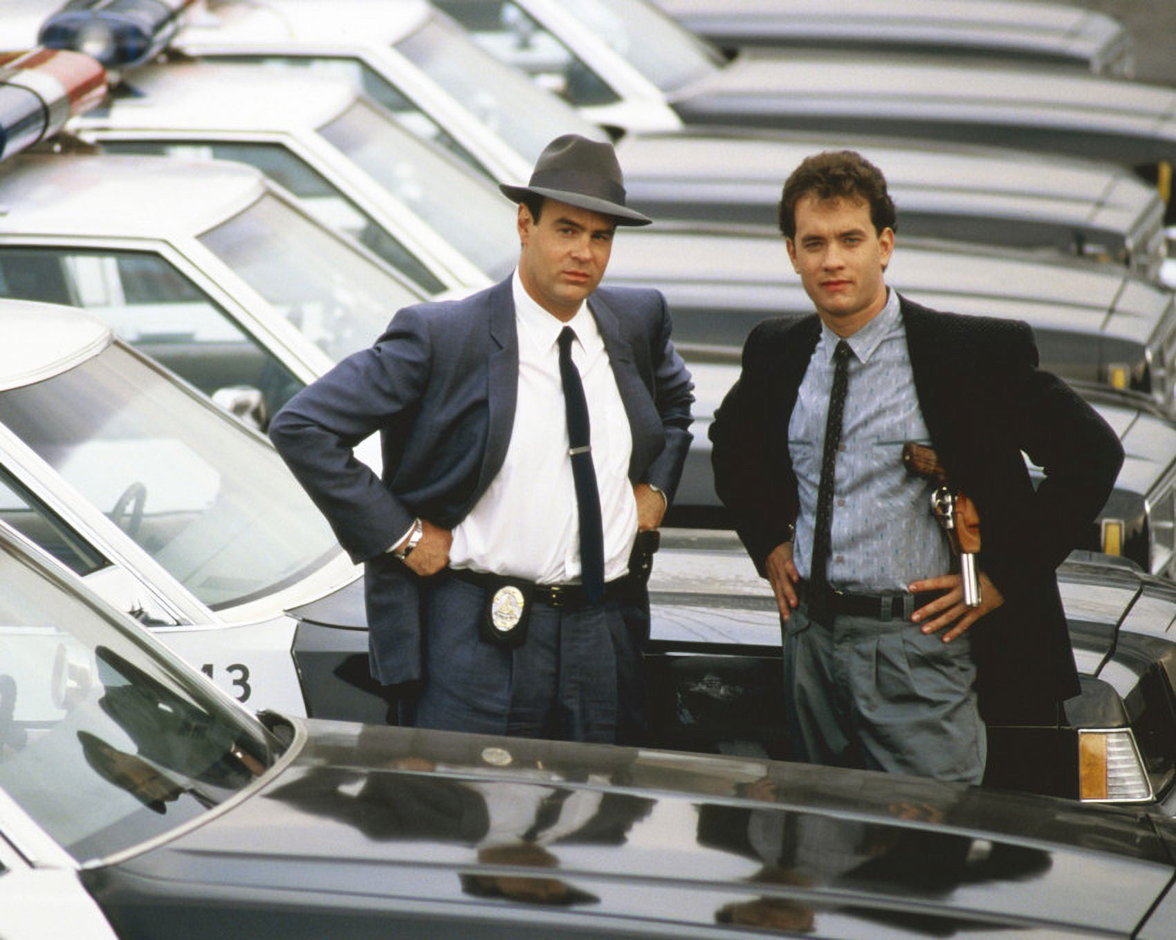 Tom Hanks And Dan Aykroyd In Dragnet By Police Cars 24X36 Classic ...