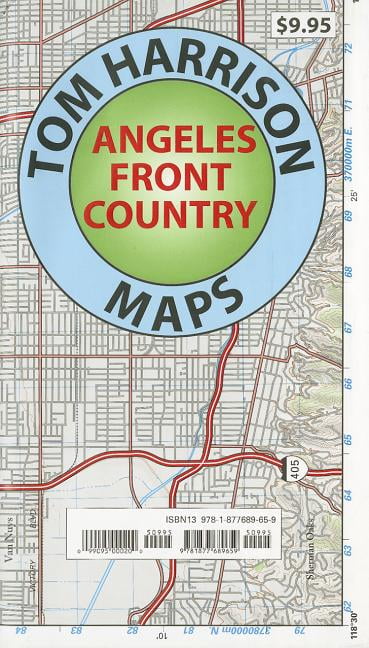 Tom Harrison Maps: Angeles Front Country (Other) - Walmart.com