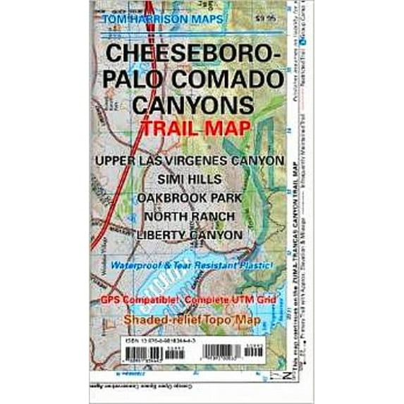 Tom Harrison Maps Cheeseboro-Palo Comado Canyons Trail Map, (Paperback ...