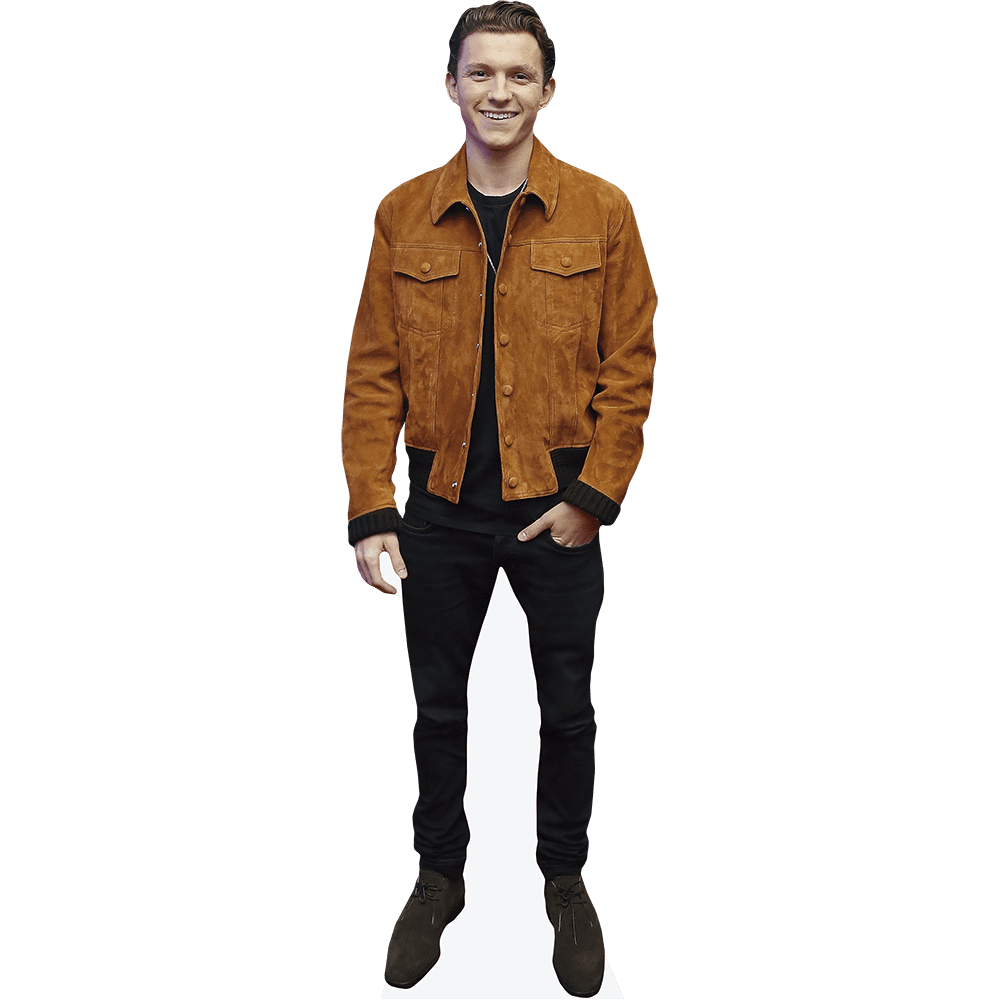 Tom Holland (Brown Jacket) Lifesize Cardboard Cutout Standee - Walmart.com