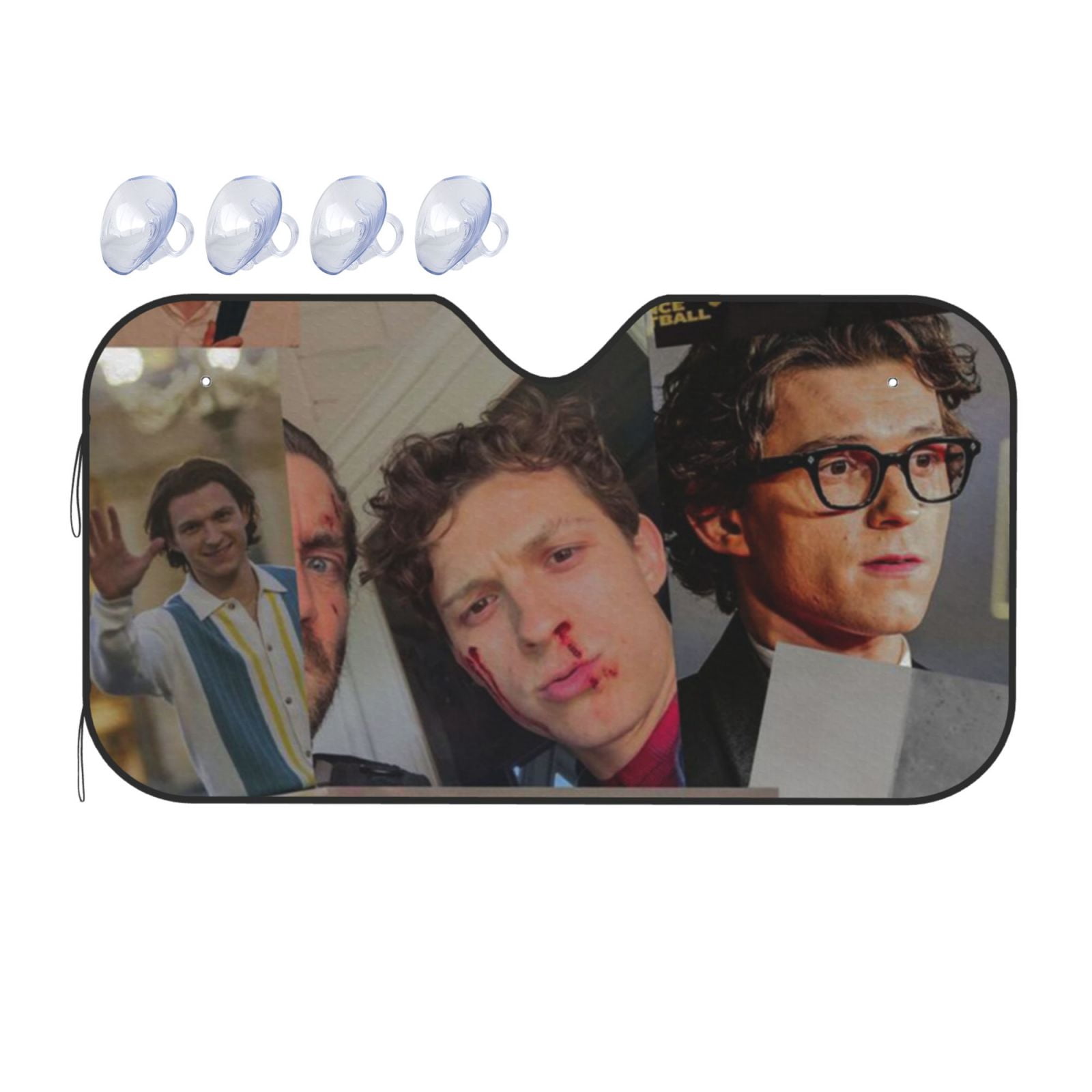 Tom Holland Car Sun Shade Windshield Sunshade Aluminum Foil Sun Shield ...