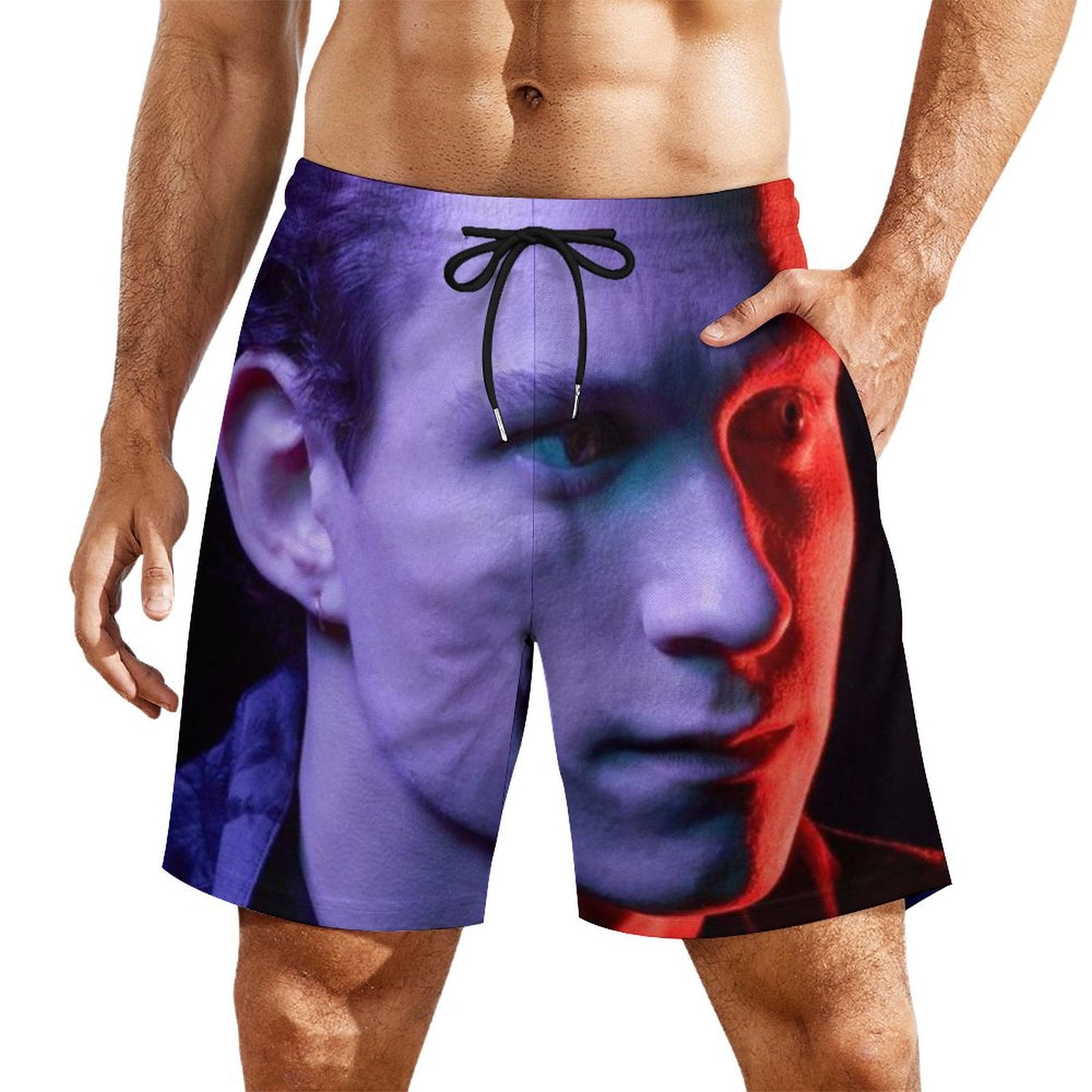 Tom Holland Mens Swim Trunks with Compression Liner Board Shorts Quick ...