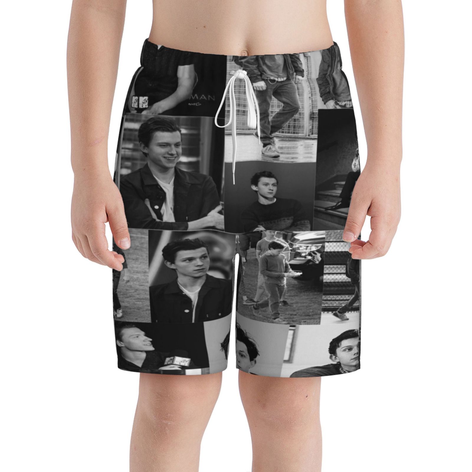 Tom Holland Quick Dry Swim Trunks With Pockets and Drawstring for Boys ...