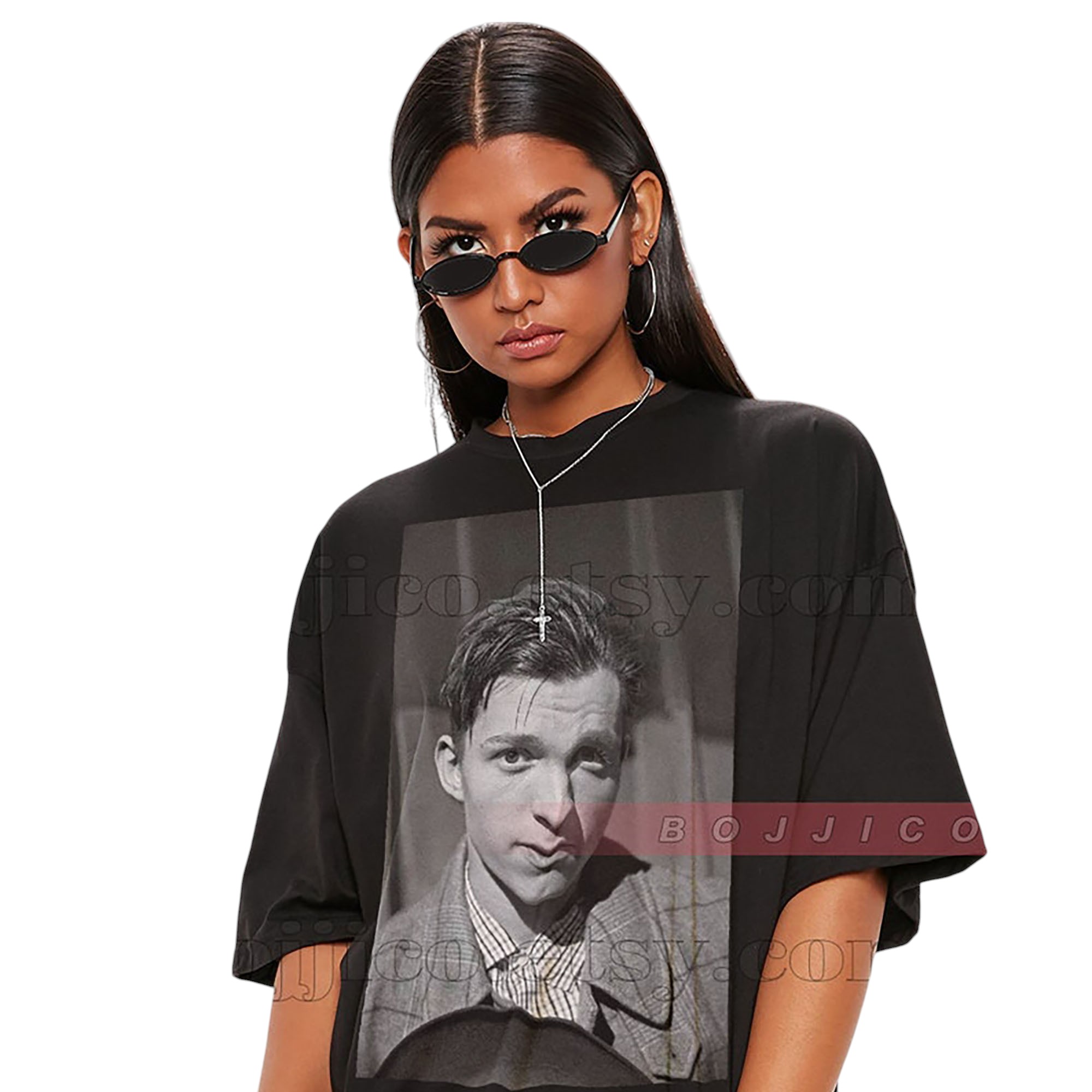 Tom Holland Vintage Unisex Classic 2D T-Shirt - Actor Best Retro 90S ...