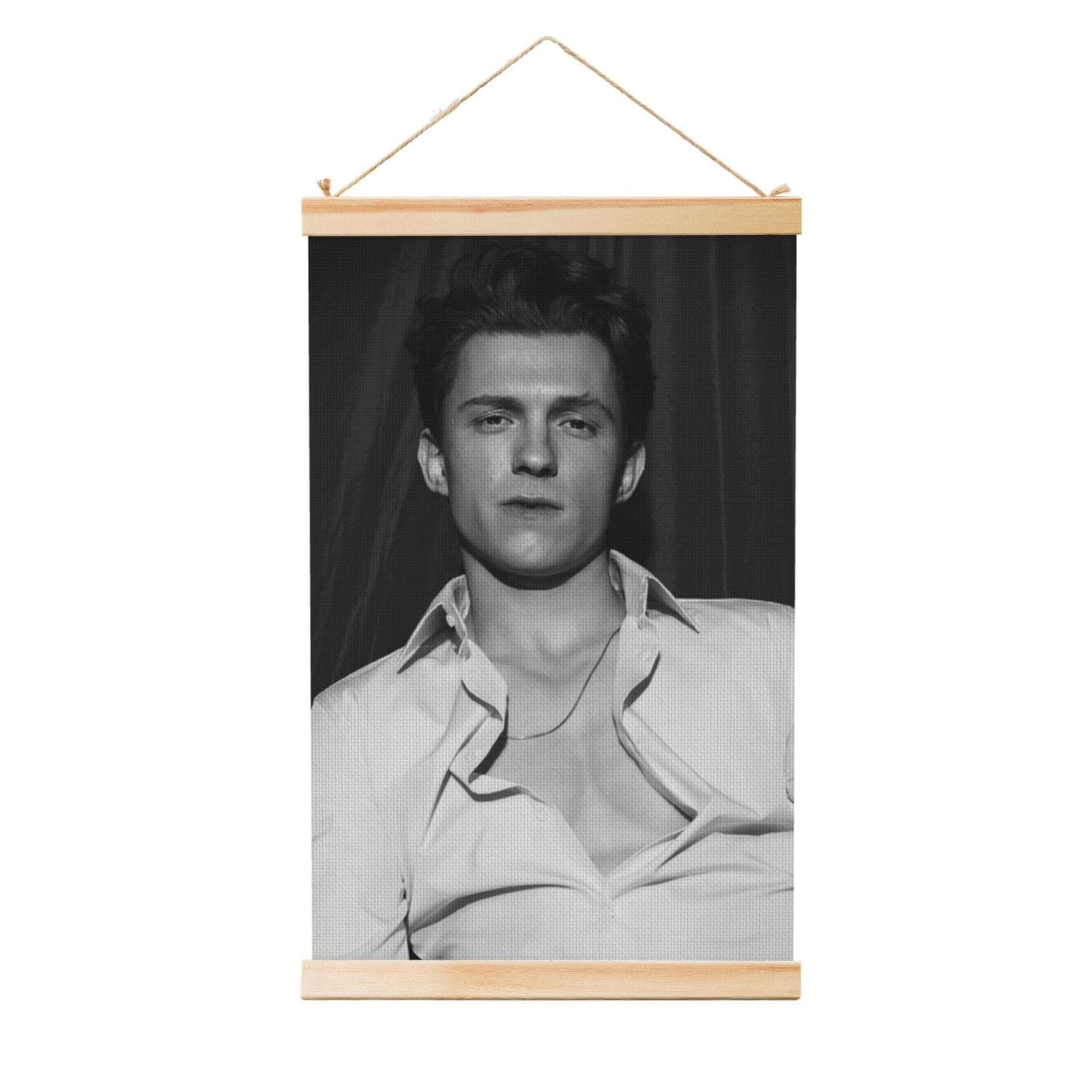 Tom Holland Wooden Shaft Hanging Poster Home Decor Poster Wall Art ...