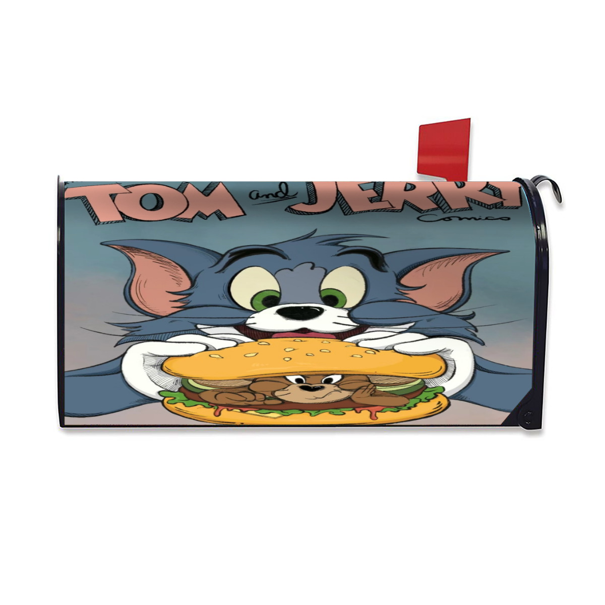 Tom and Jerry Animation mailbox cover both sides customized ...