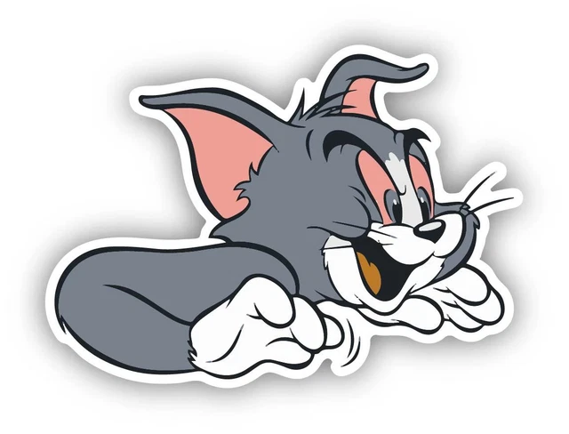 Tom And Jerry Cartoon Sticker Decal Laptop Wall Car Phone Kids Tomphone ...