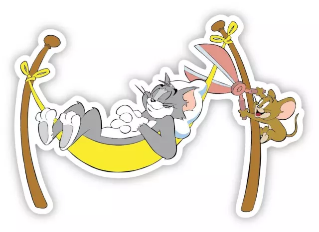 Tom And Jerry Cartoon Sticker Decal Laptop Wall Car Phonephone Decal ...