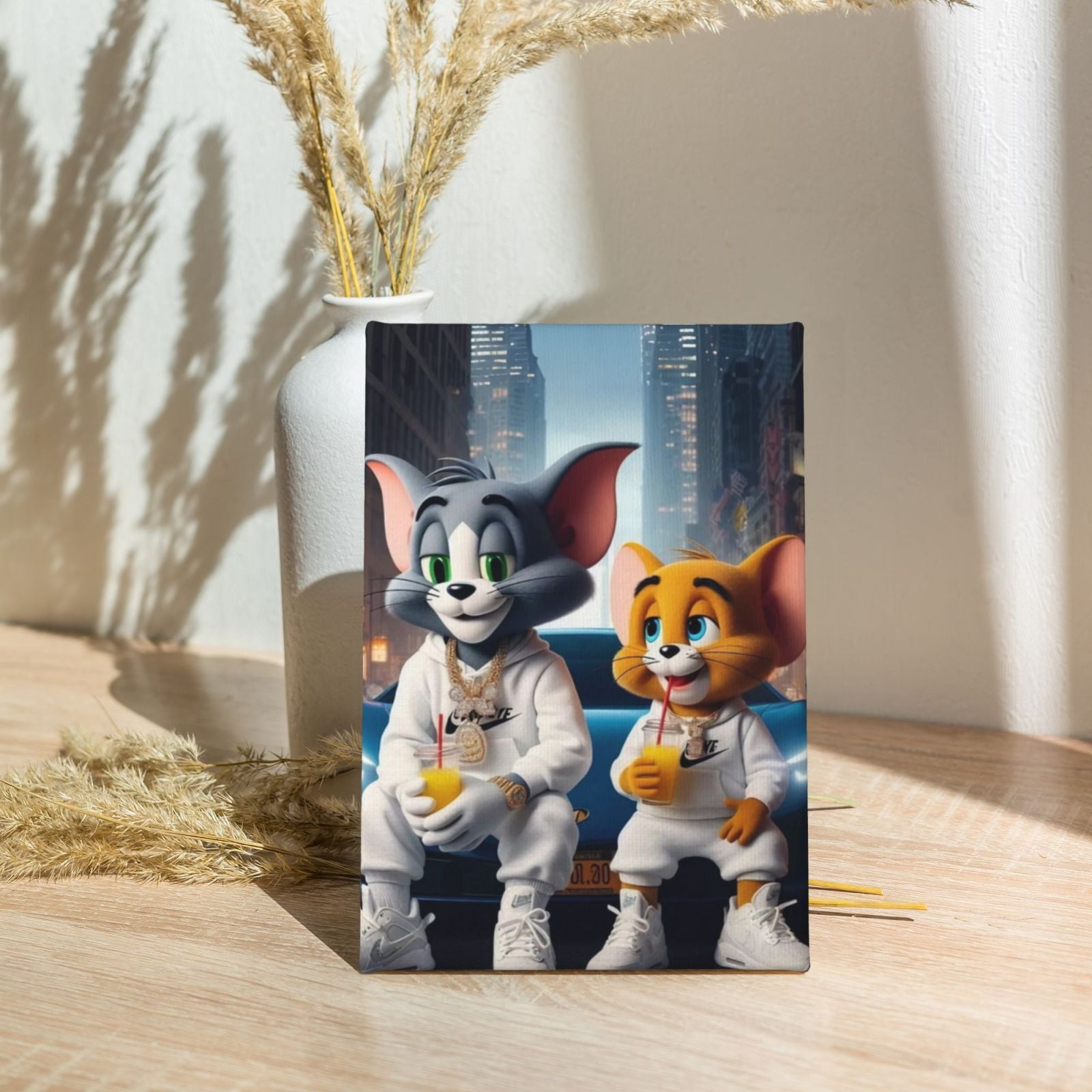 Tom And Jerry Poster Canvas Painting Living Room Home Decorative ...