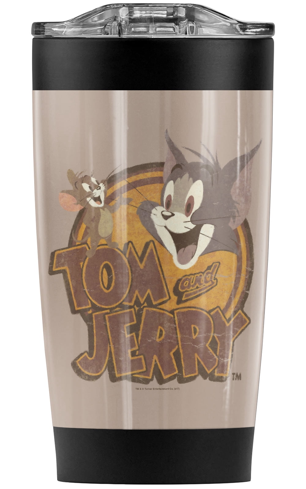 Tom And Jerry/Water Damaged Stainless Steel Tumbler 20 oz Coffee Travel ...