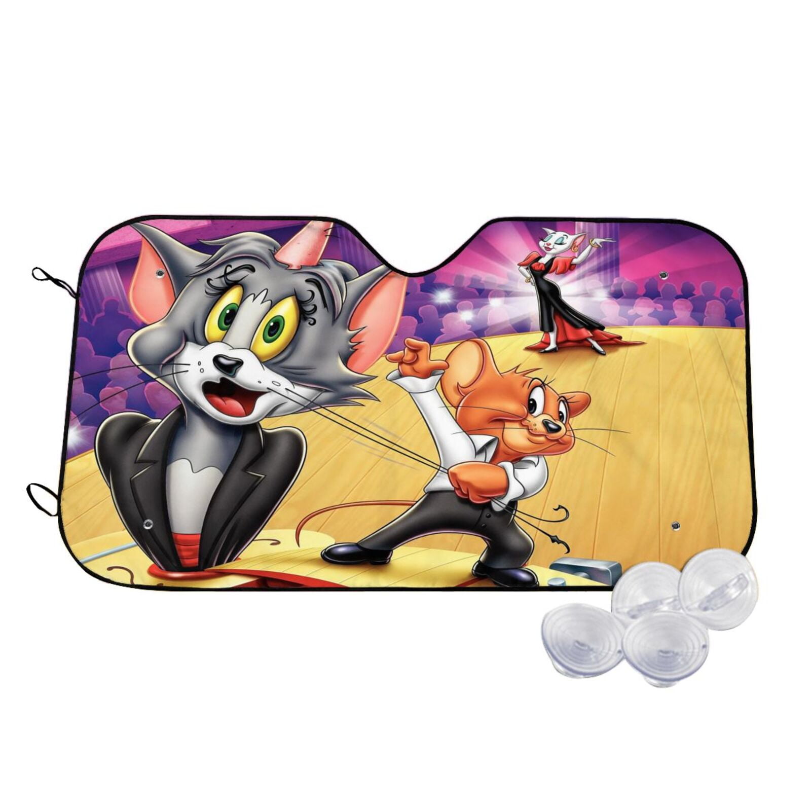 Tom and Jerry Windshield Sun Shade - Car Sun Shade Windshield Keeps ...