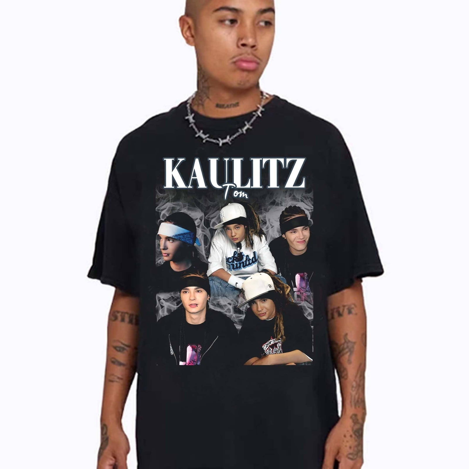 Tom Kaulitz Bootleg 90s Vintage T-Shirt Retro Tokio Hotel Concert Music ...