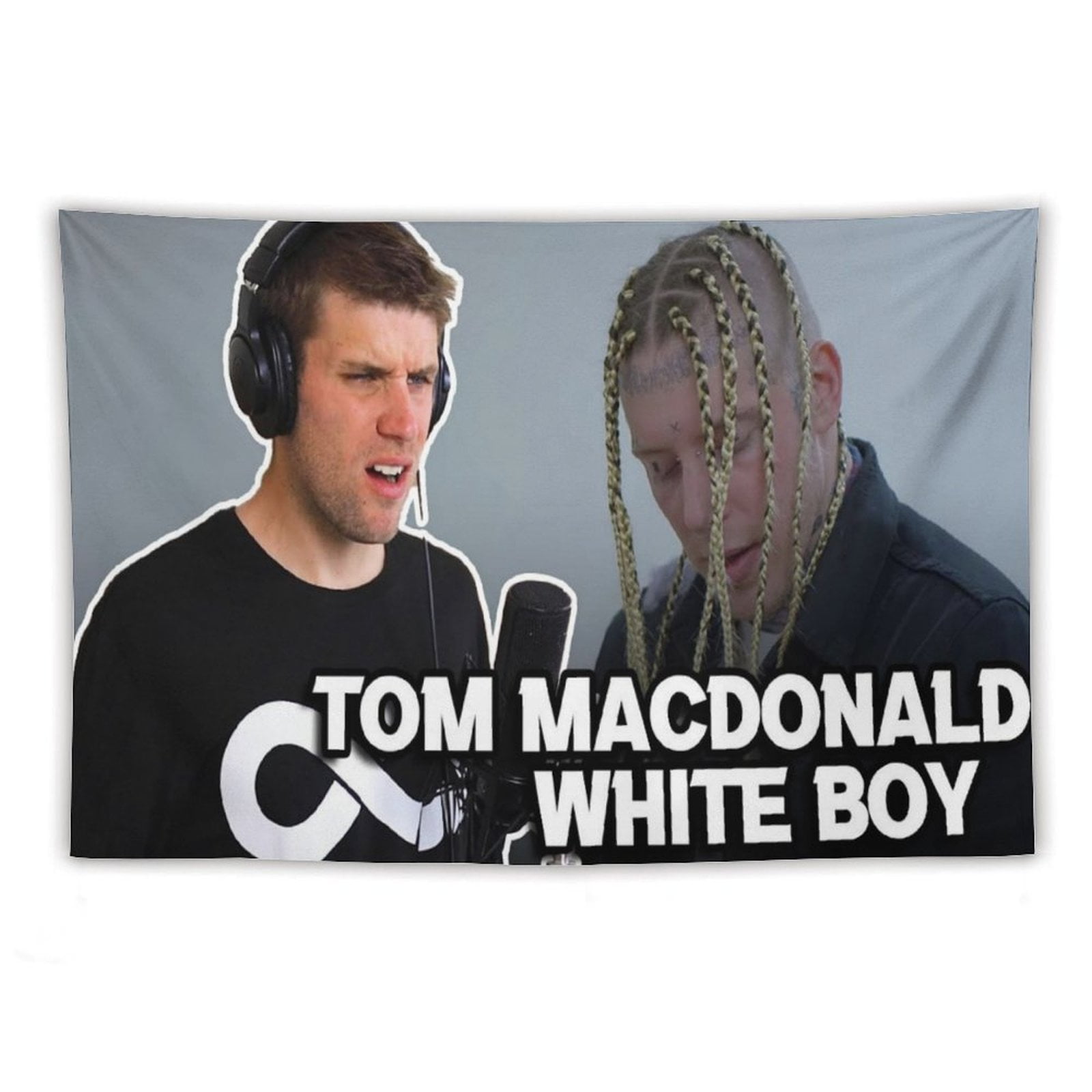 Tom McDonnell throw tapestry rapper wall decor perfect for holiday gift ...