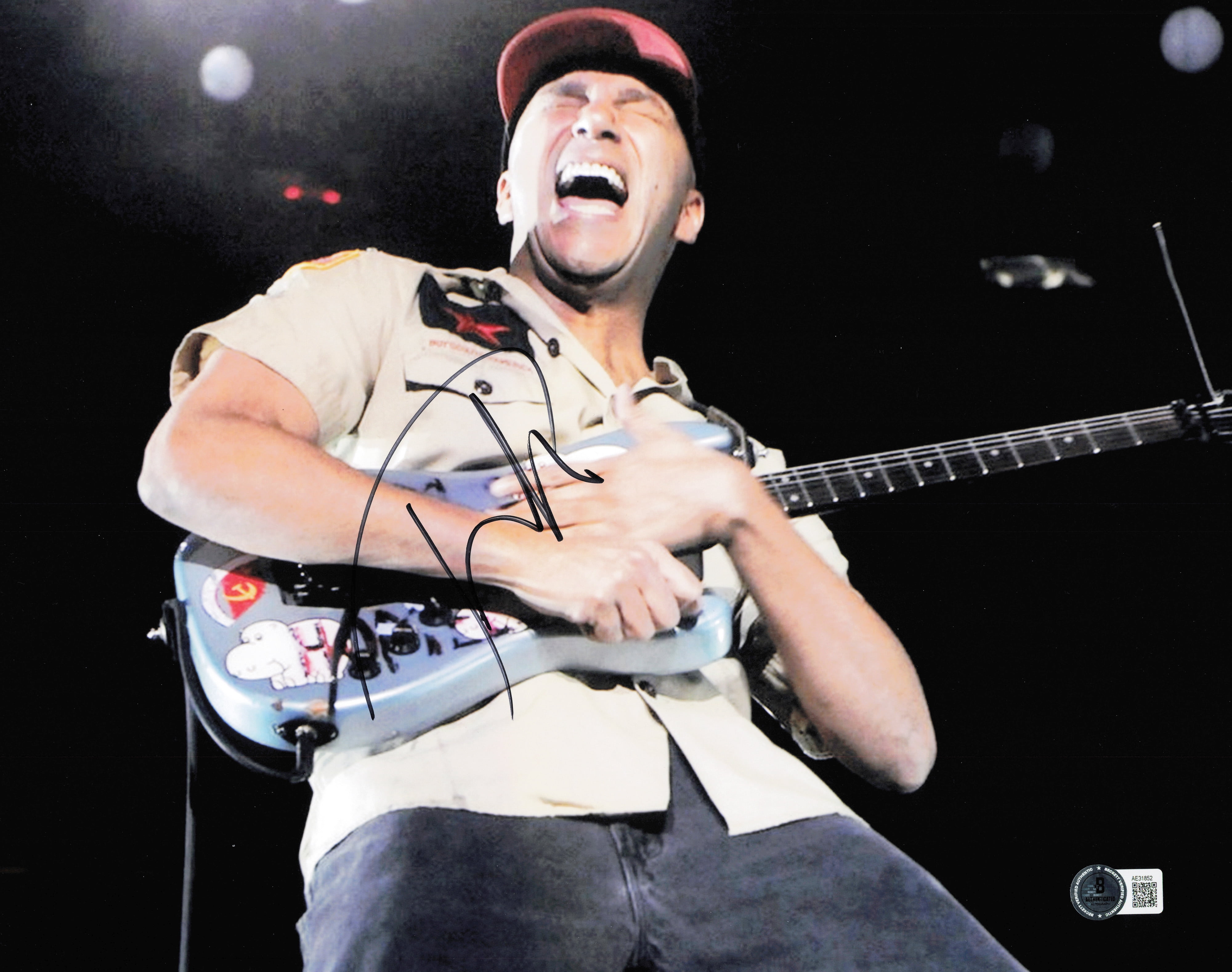 Tom Morello Autographed 11x14 Photo Rage Against The Machine ...