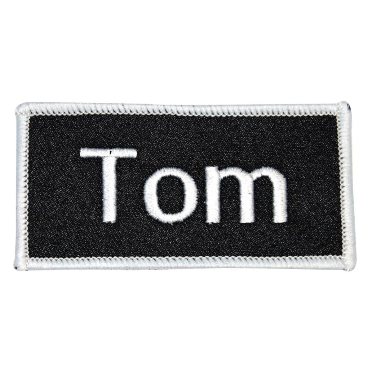 Tom Name Tag Patch Uniform ID Work Shirt Badge Embroidered Iron On ...