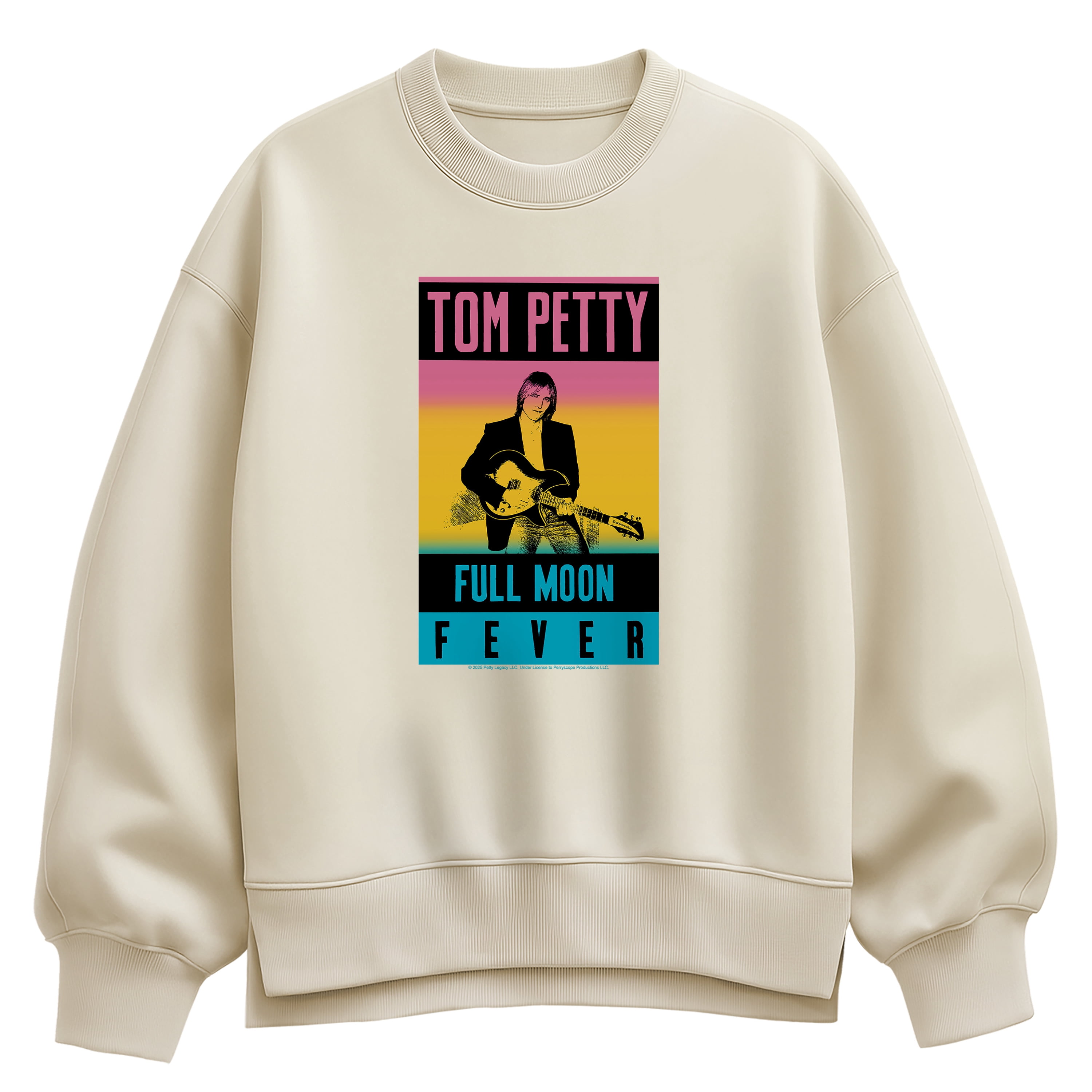 Tom Petty - Full Moon Fever - Women's Oversized Fleece Crew Sweatshirt ...