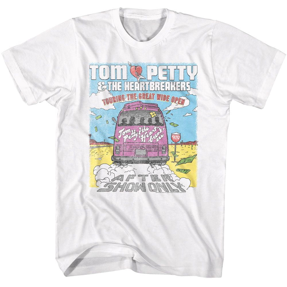 Tom Petty Tour Bus White T-Shirt - Walmart.com