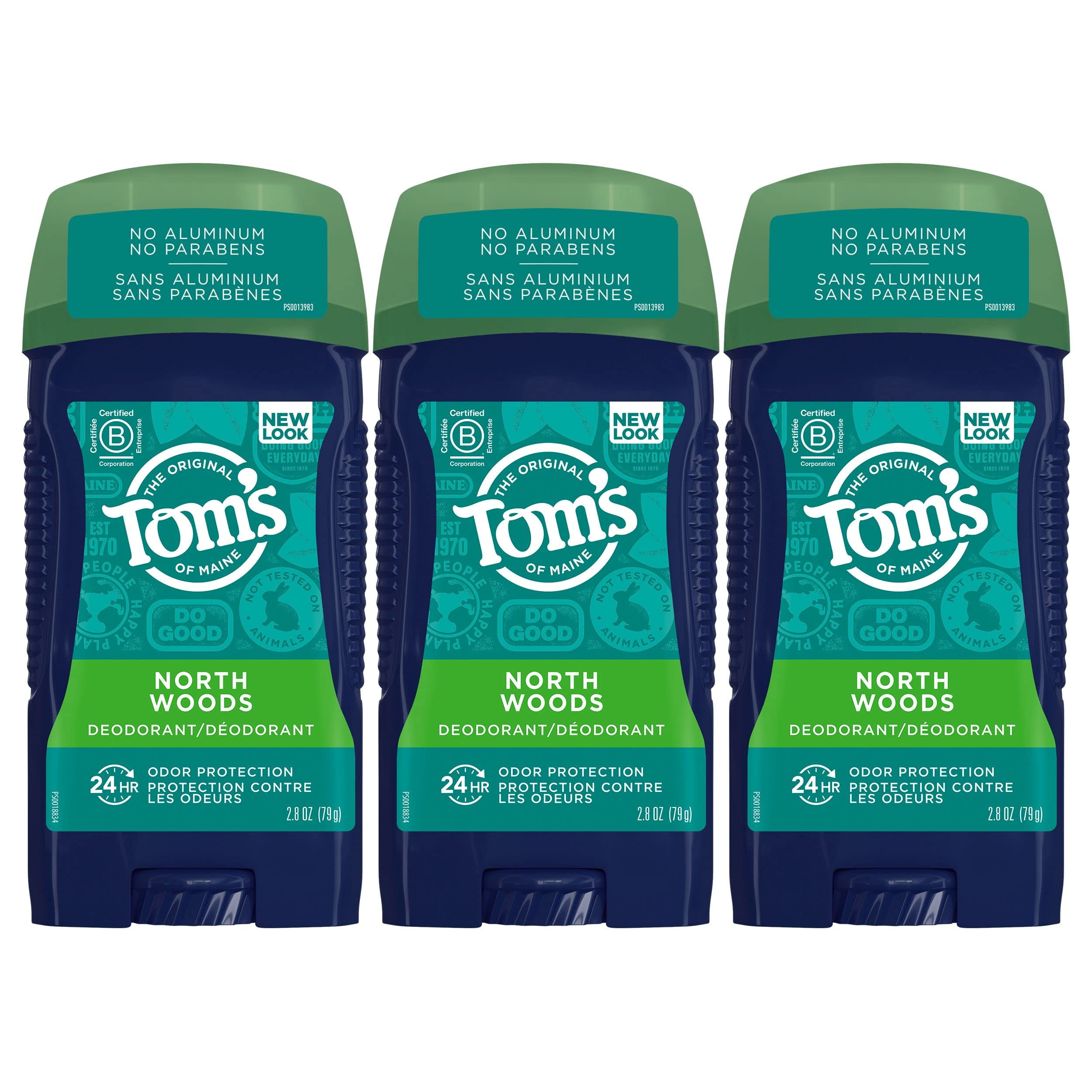 Tom,S Of Maine Long-Lasting Aluminum-Free Natural Deodorant For Men ...