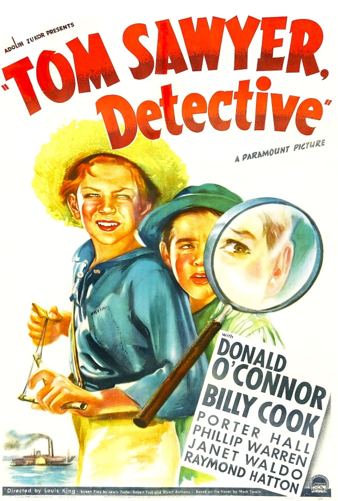 Tom Sawyer Detective Us Poster Art From Left: Donald O'Connor As ...