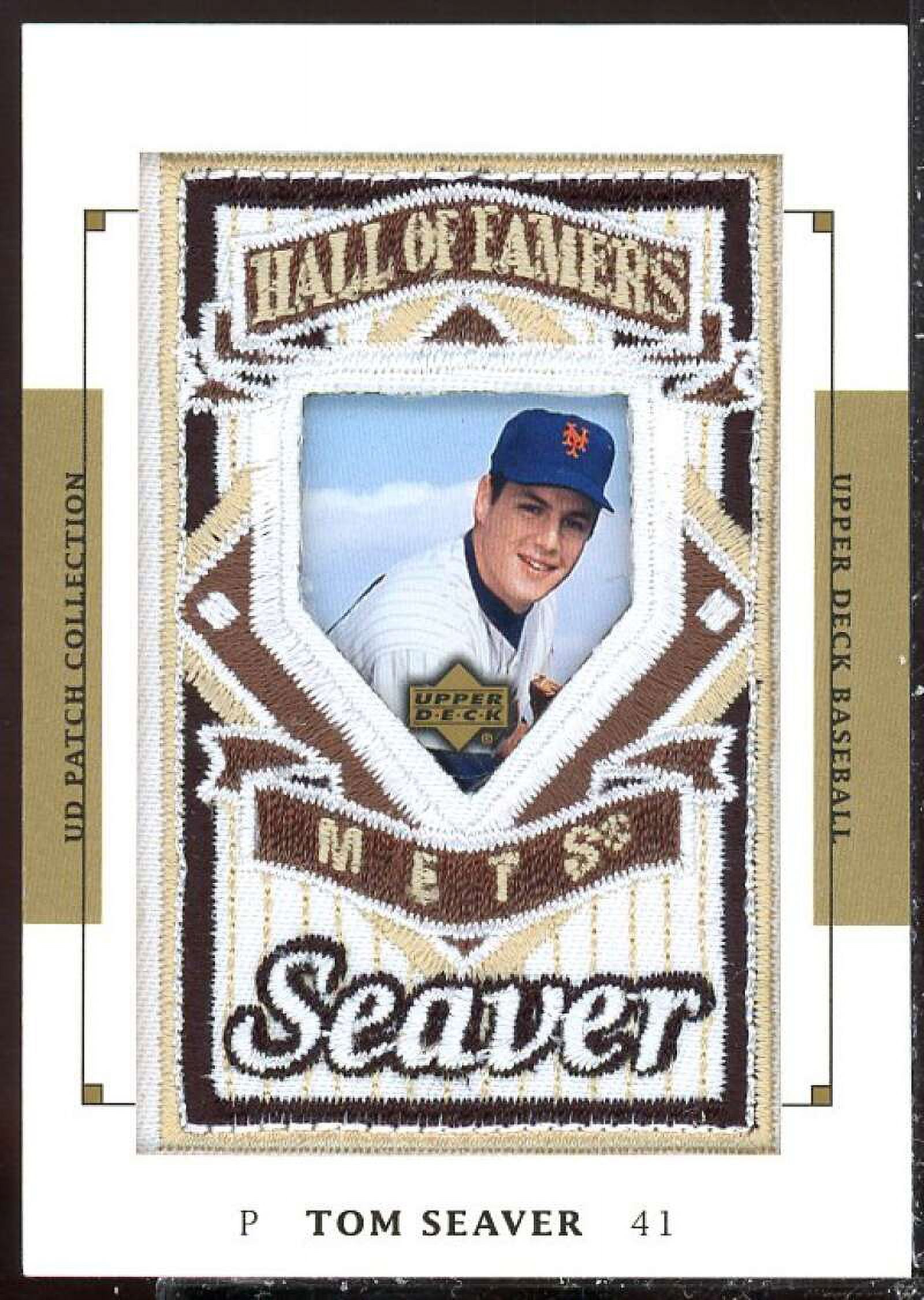 Tom Seaver HOF Card 2003 UD Patch Collection #150 - Walmart.com