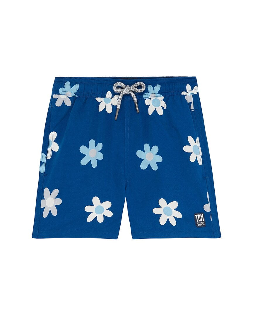 Tom & Teddy boys Daisy Swim Short, 5-6, Blue - Walmart.com