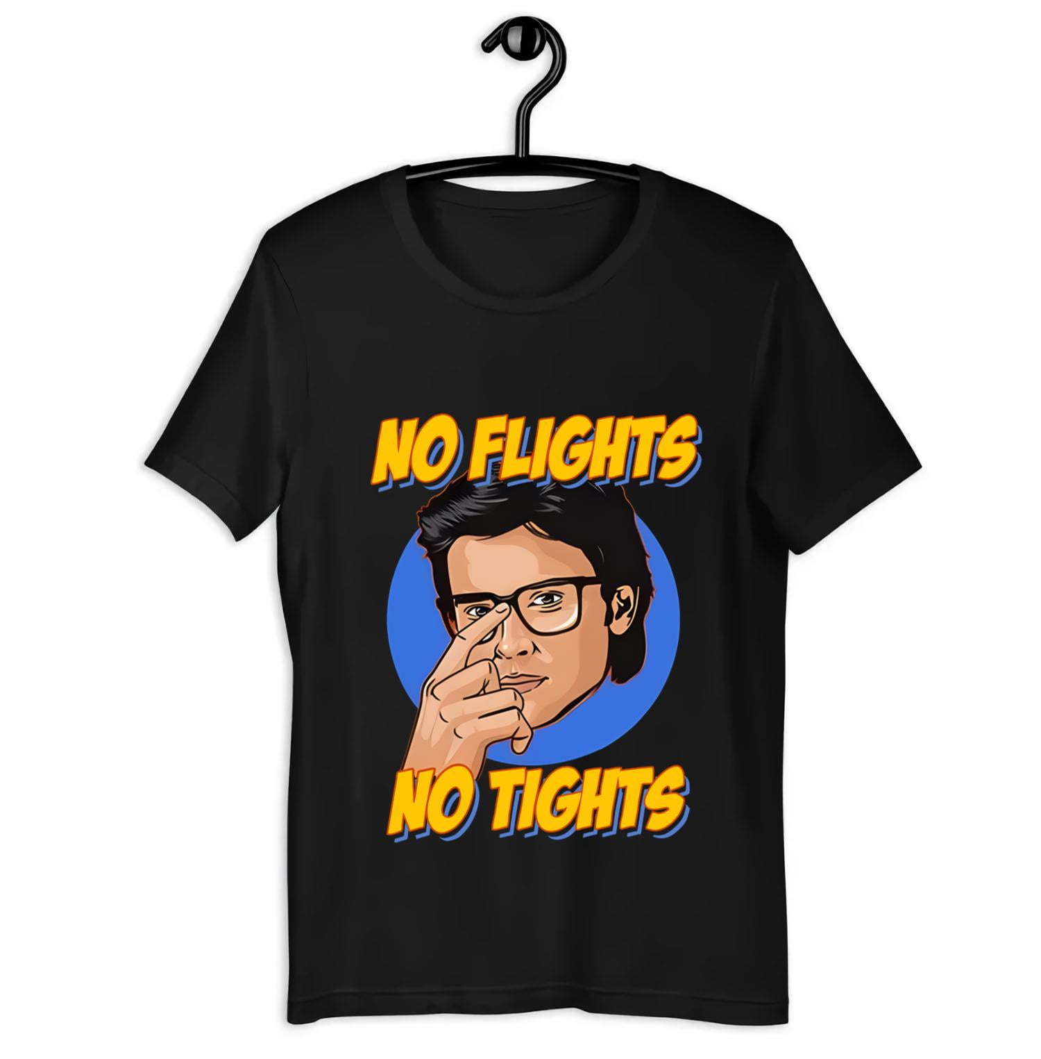 Tom Welling's No Flights, No Tights Men's Tee Shirt S to 5XL - Walmart.com