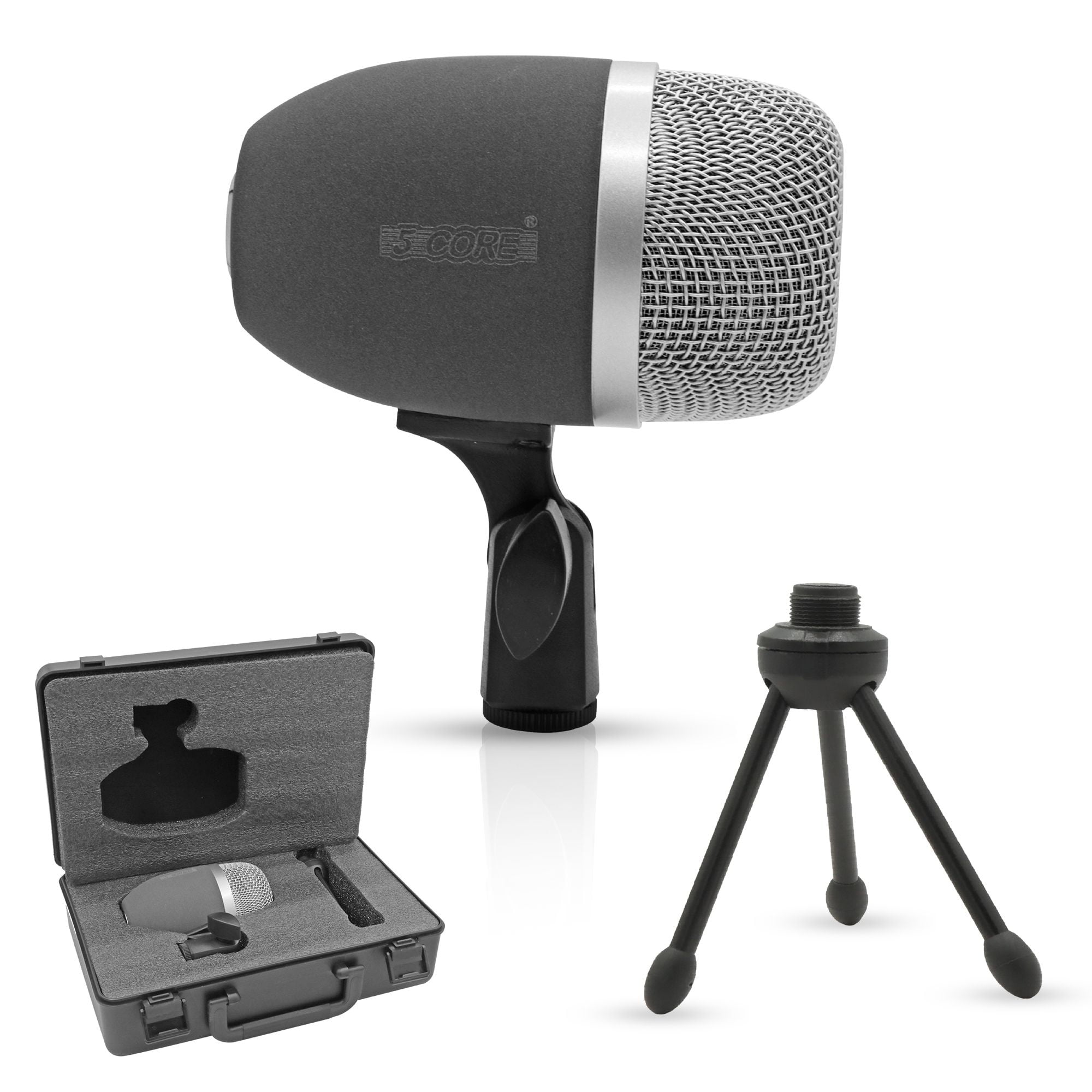 Tom XP Cardioid Bass Drum & Snare Microphone Kit – High SPL, 50Hz-16KHz ...