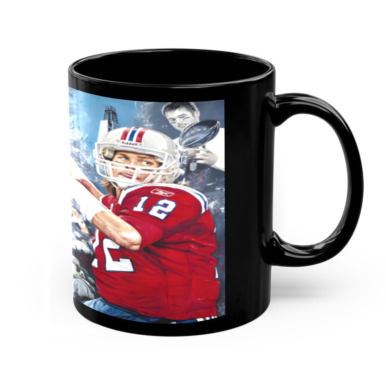Tom and Brady Custom Ceramic Mug—Art That Survives the Microwave ...