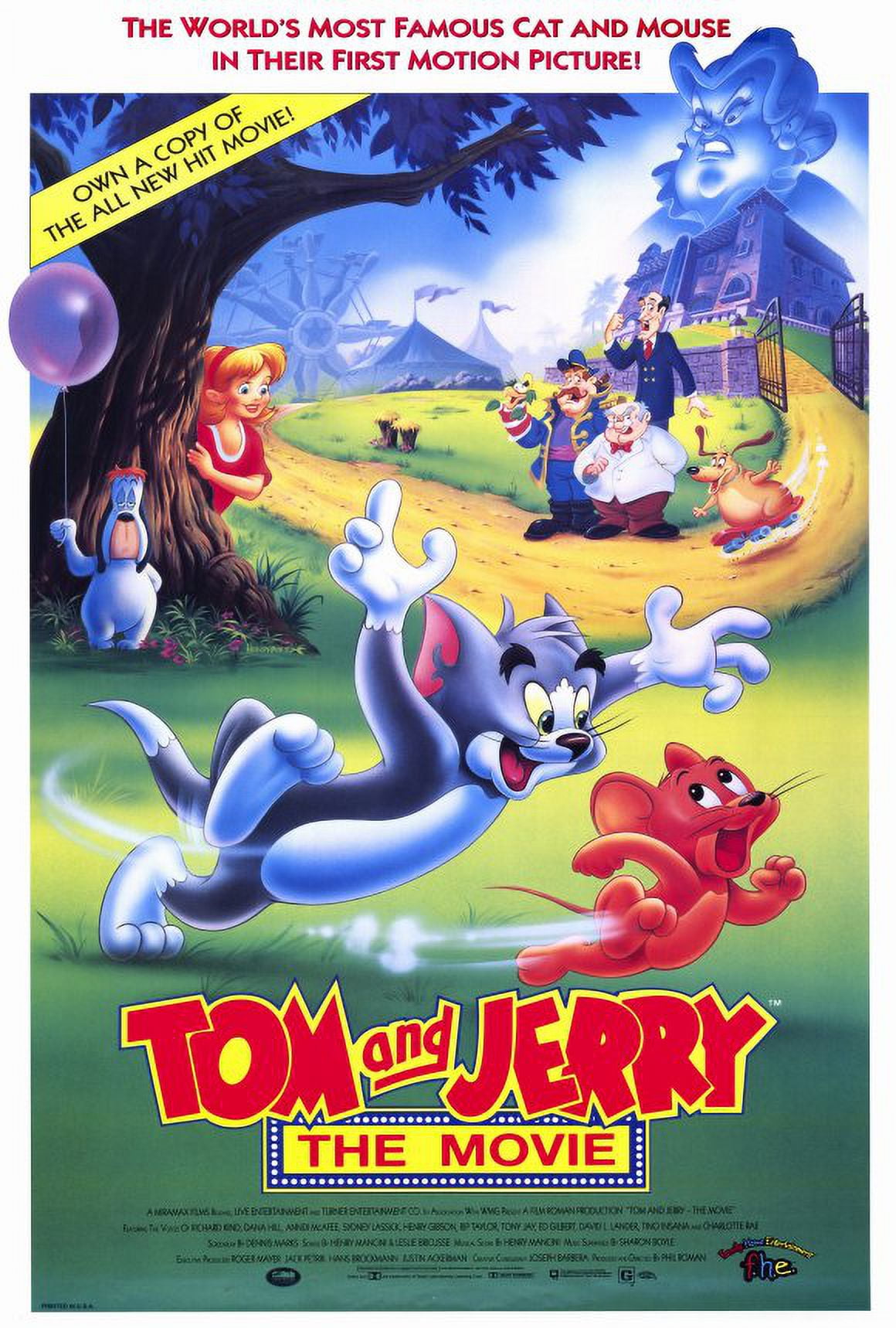 Tom and Jerry (1990) 27x40 Movie Poster - Walmart.com