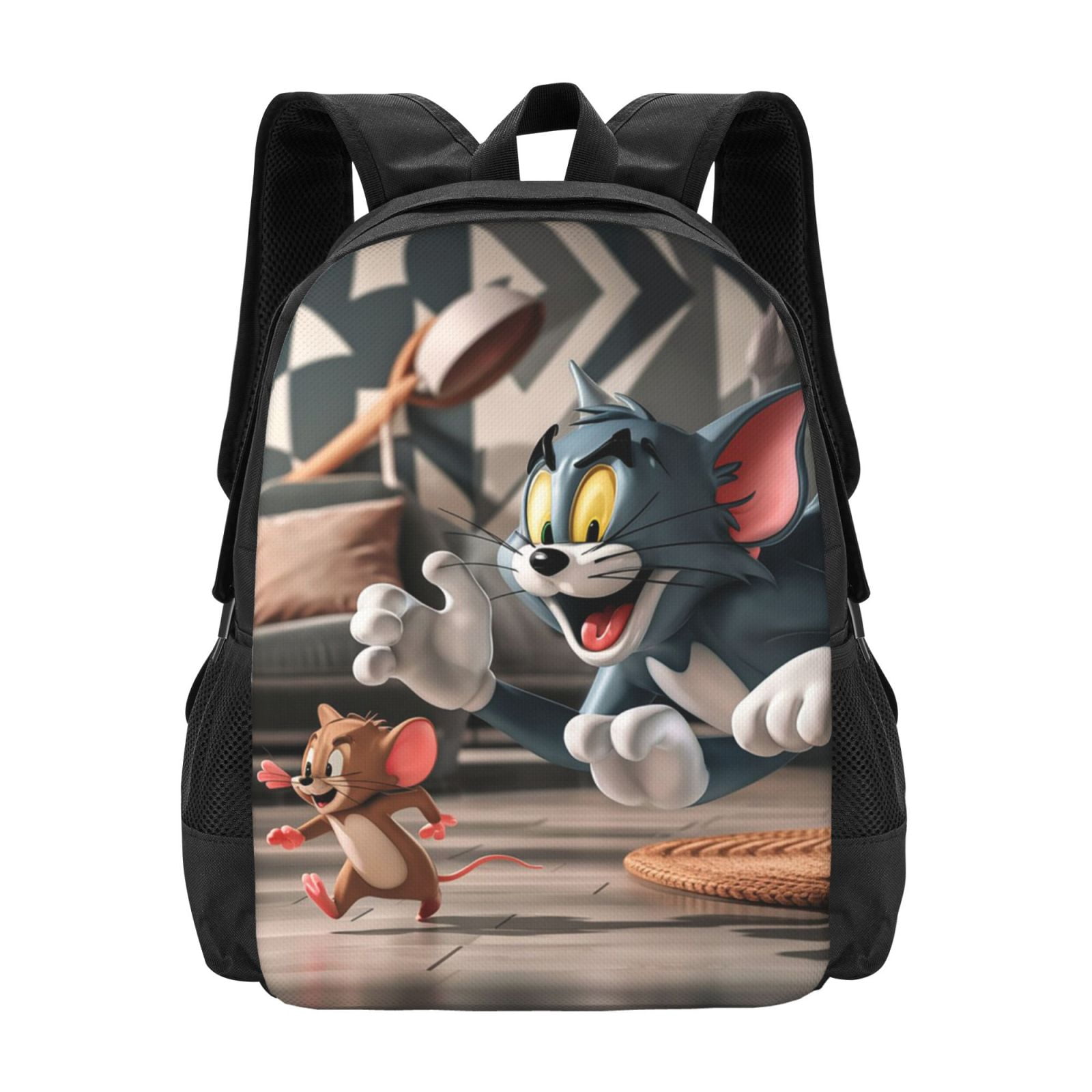 Tom and Jerry Backpacks Bookbag Casual Daypack Backpacks for Travel ...