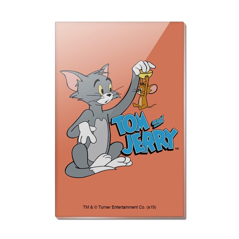 Tom and Jerry Best Friends Rectangle Acrylic Fridge Refrigerator Magnet ...