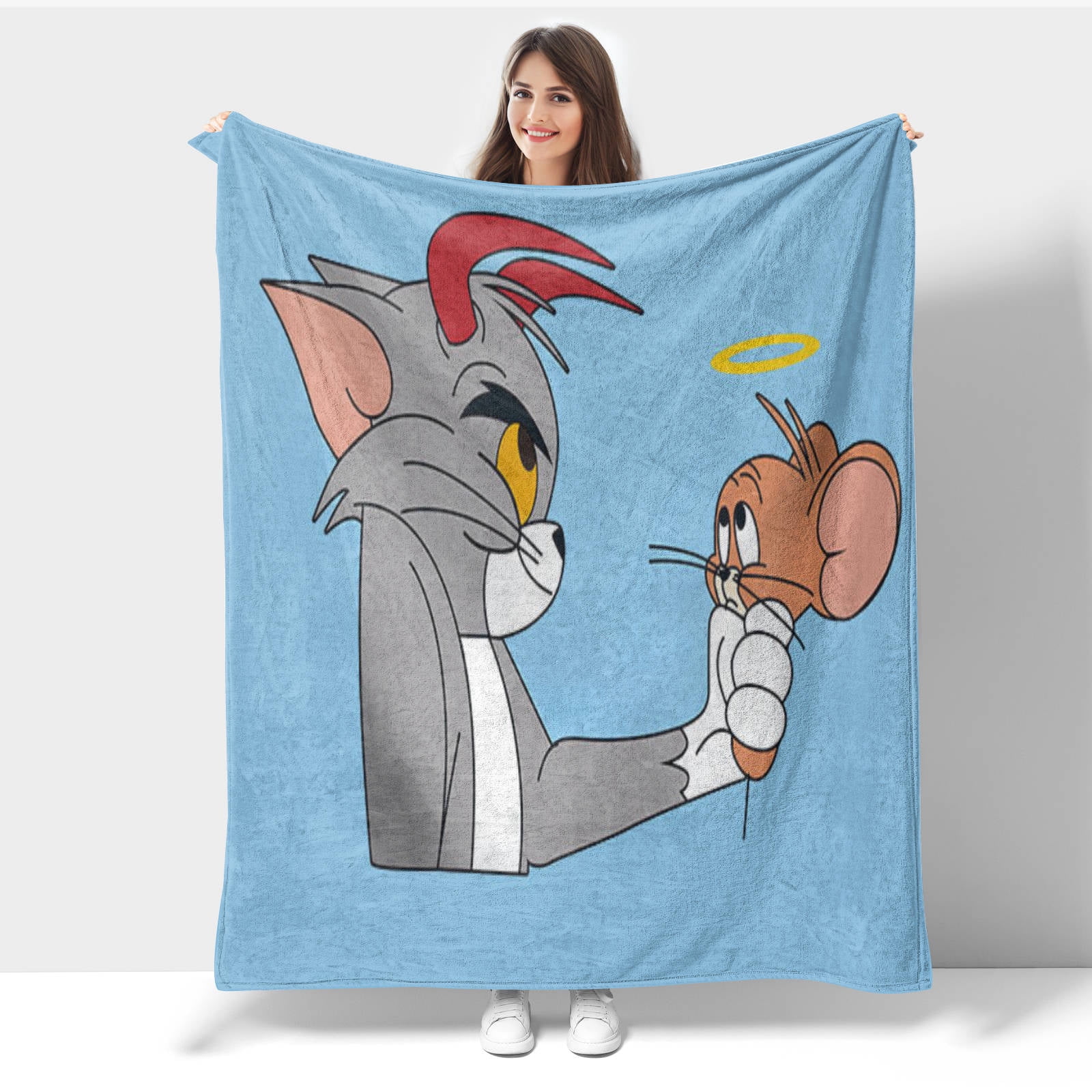 Tom and Jerry Blanket 40IN*30IN - Walmart.com