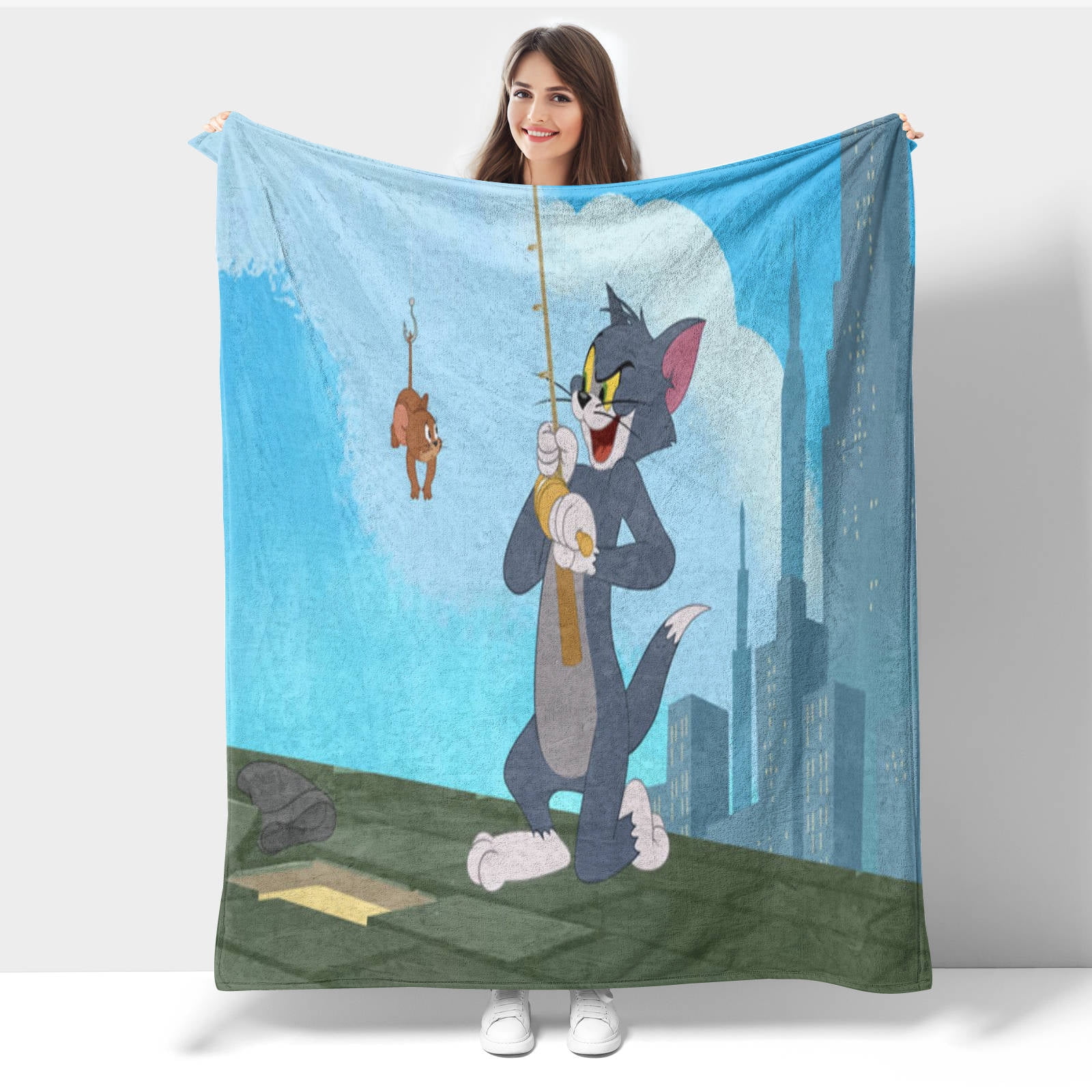 Tom and Jerry Blanket 40IN*30IN - Walmart.com