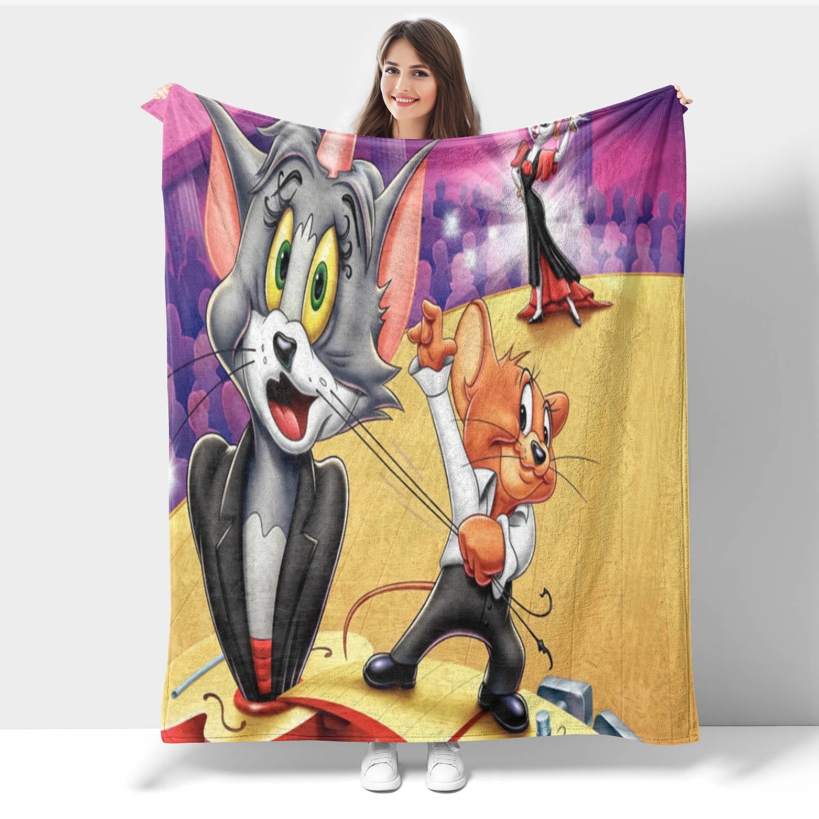 Tom and Jerry Blanket 40IN*60IN - Walmart.com