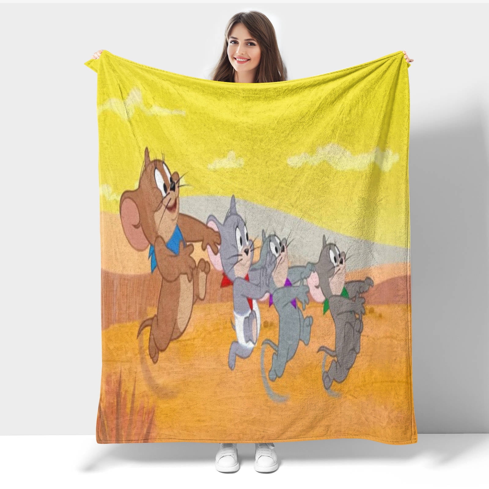 Tom and Jerry Blanket 40IN*60IN - Walmart.com