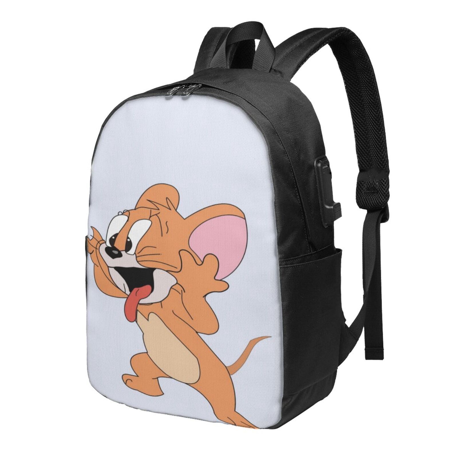 Tom and Jerry Cartoon Backpack Anime Print Large Capacity School Laptop ...