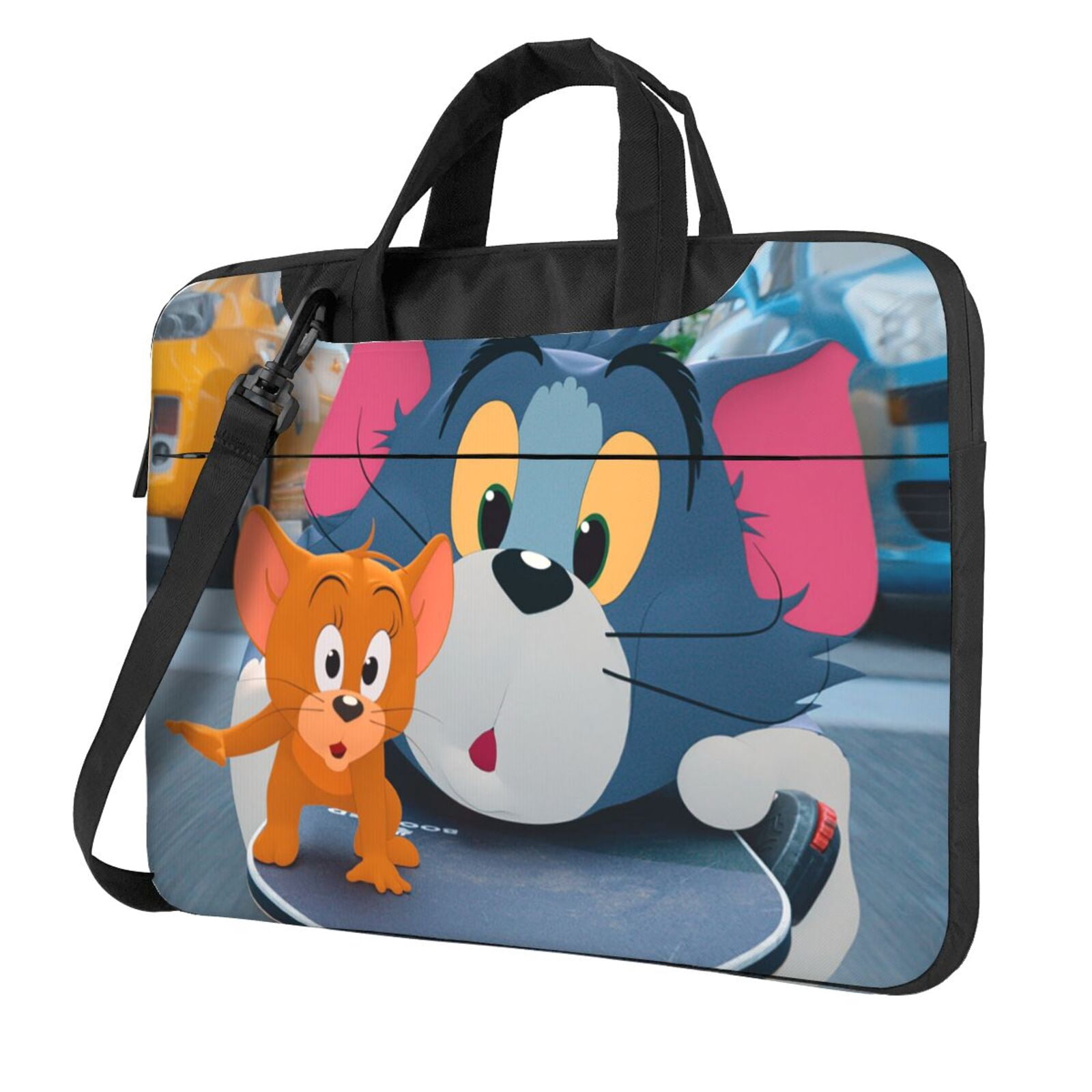 Tom and Jerry Laptop Shoulder Bag for Women Men, 13 inch Computer ...