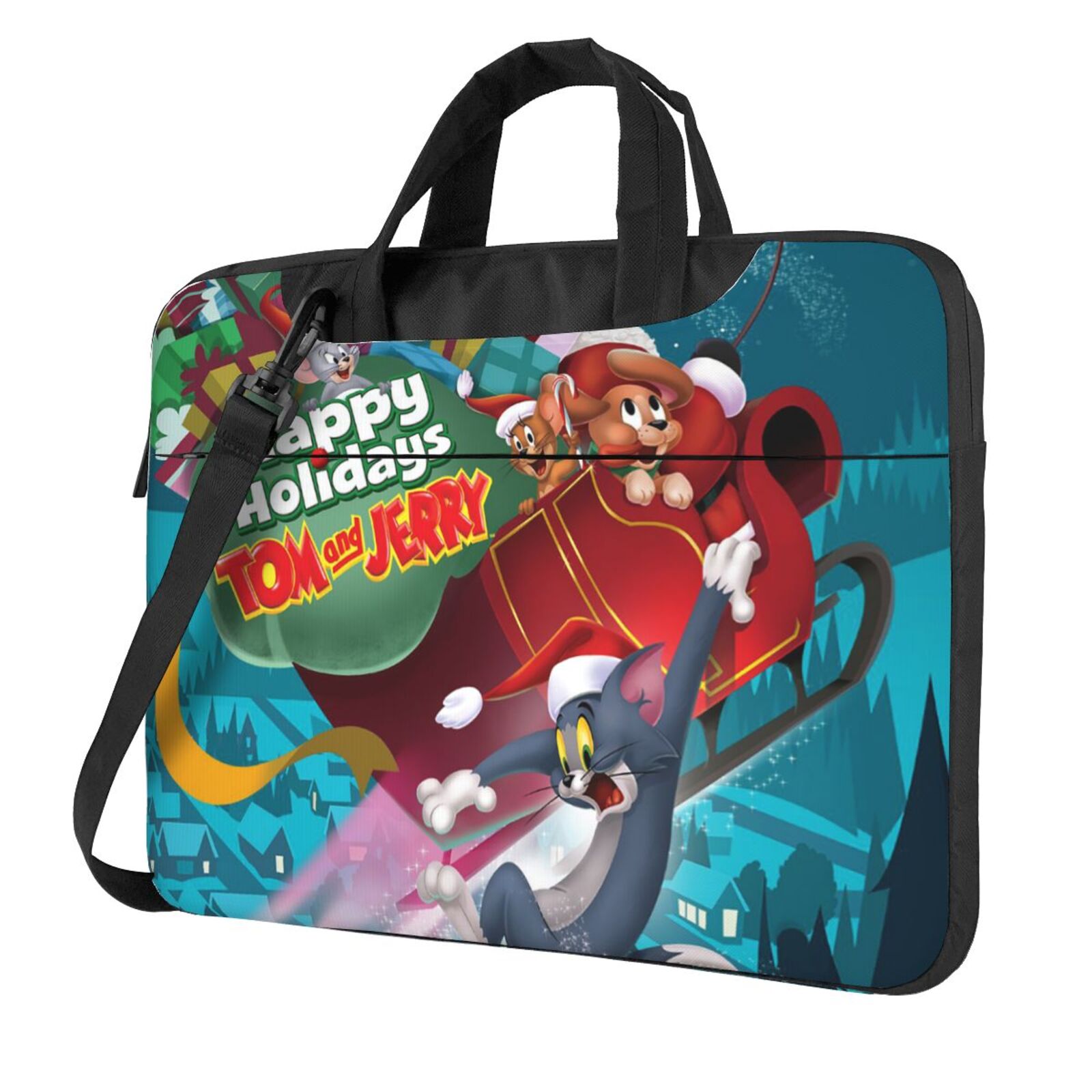 Tom and Jerry Laptop Shoulder Bag for Women Men, 14 inch Computer ...