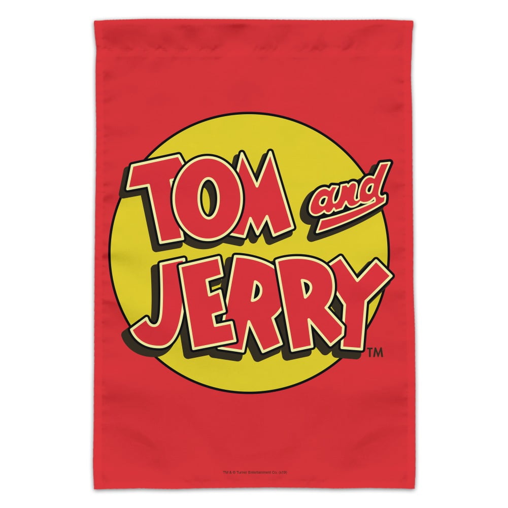 Tom and Jerry Logo Garden Yard Flag - Walmart.com