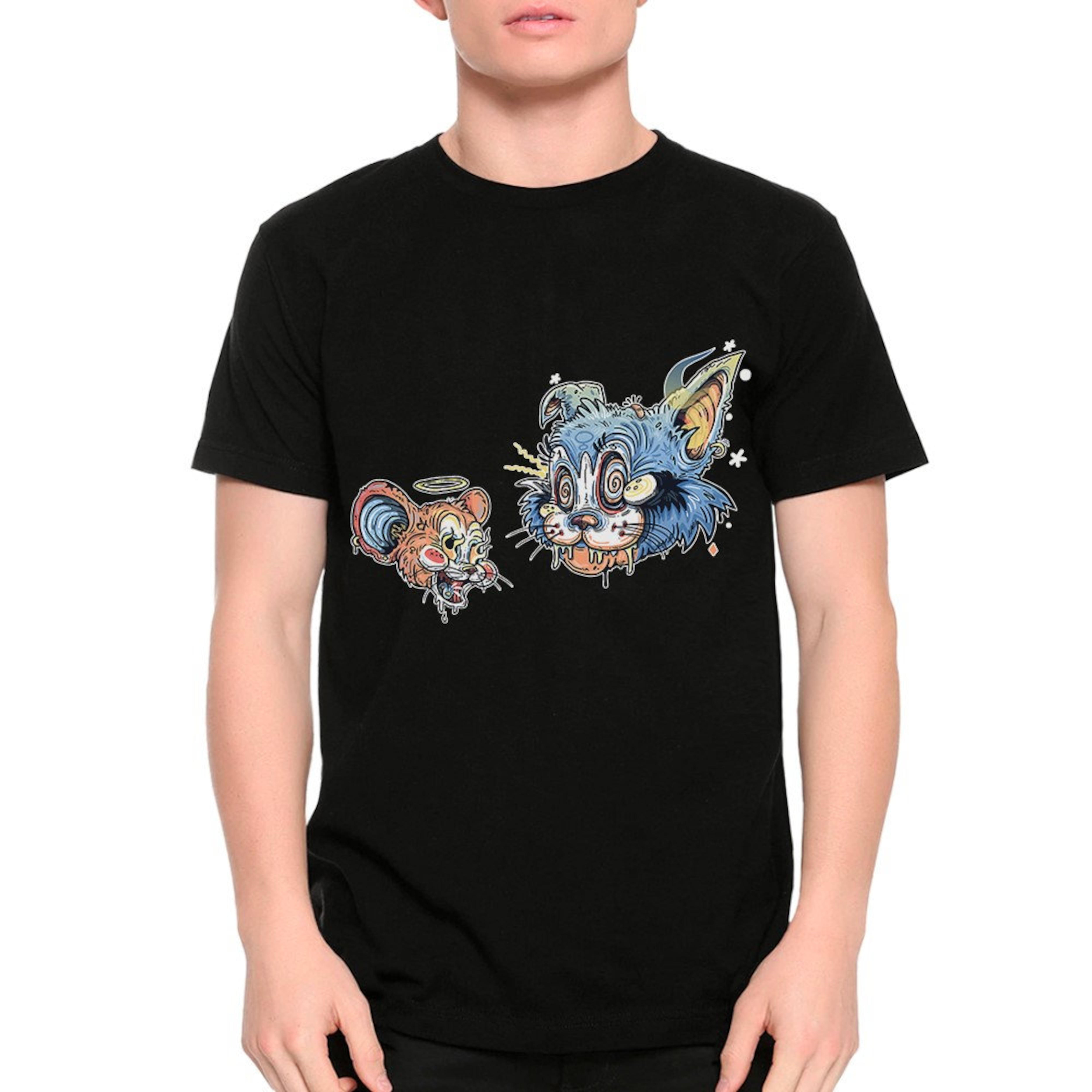 Tom and Jerry Original Art T-Shirt, Men's and Women's Sizes (drsh-232 ...