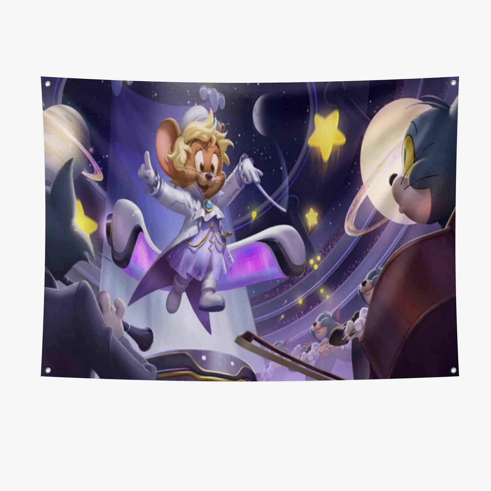 Tom and Jerry Party Supplies Festival Backdrop Party Banner 7x5ft 7*5FT ...