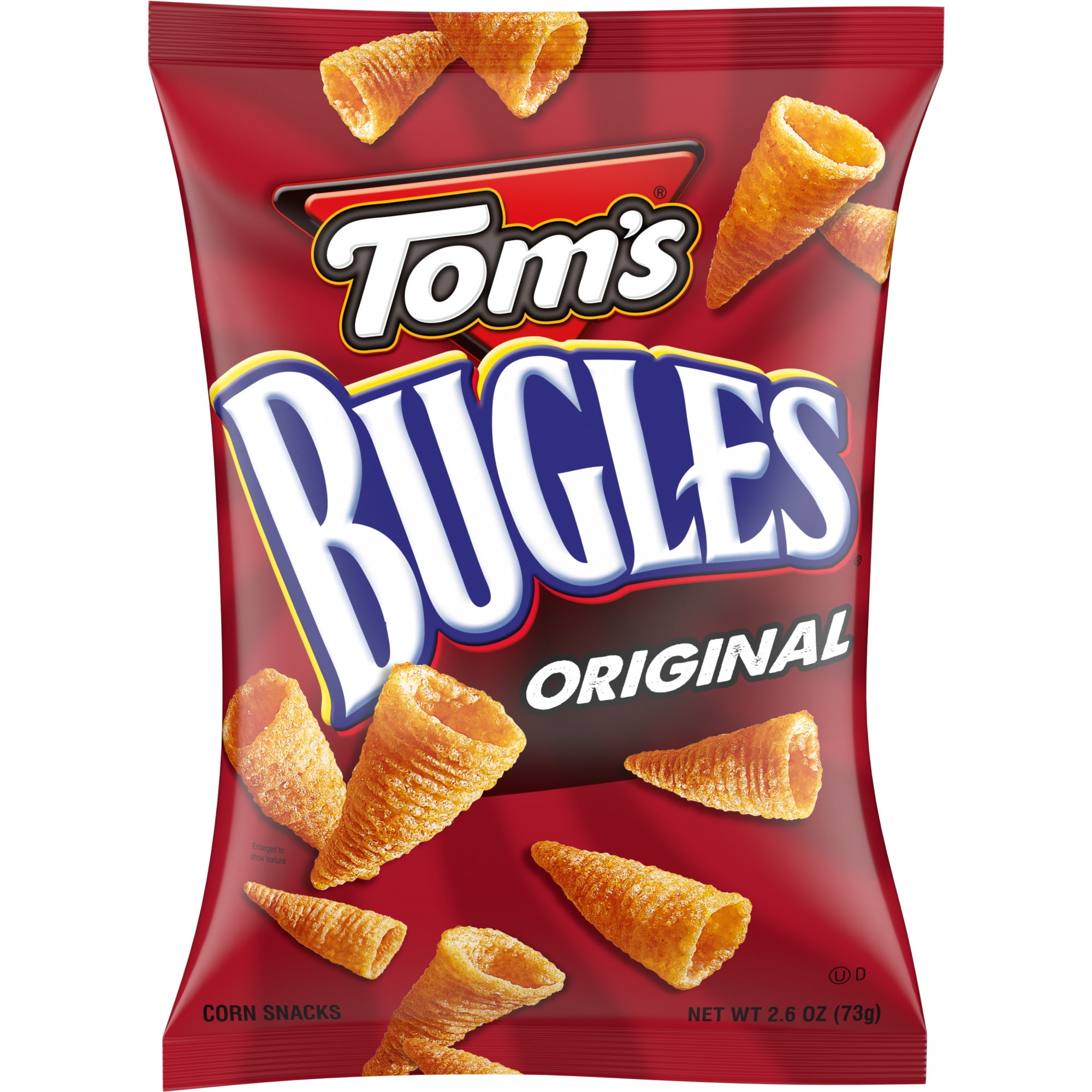 Tom's Bugles, Original Flavor, 2.6 oz Bag - Walmart.com