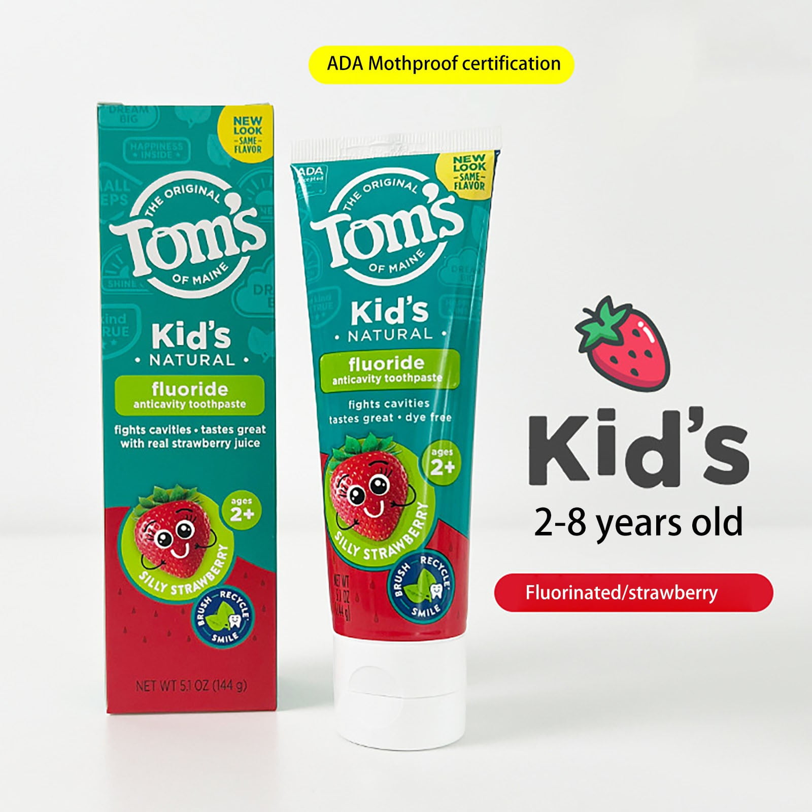 Tom's of Maine Anticavity Kids Natural Toothpaste Variety Pack ...