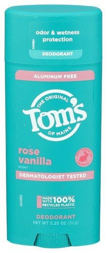 Tom's Of Maine Deodorant & Antiperspirant-Aluminum-Free Rose Vanilla 3. ...
