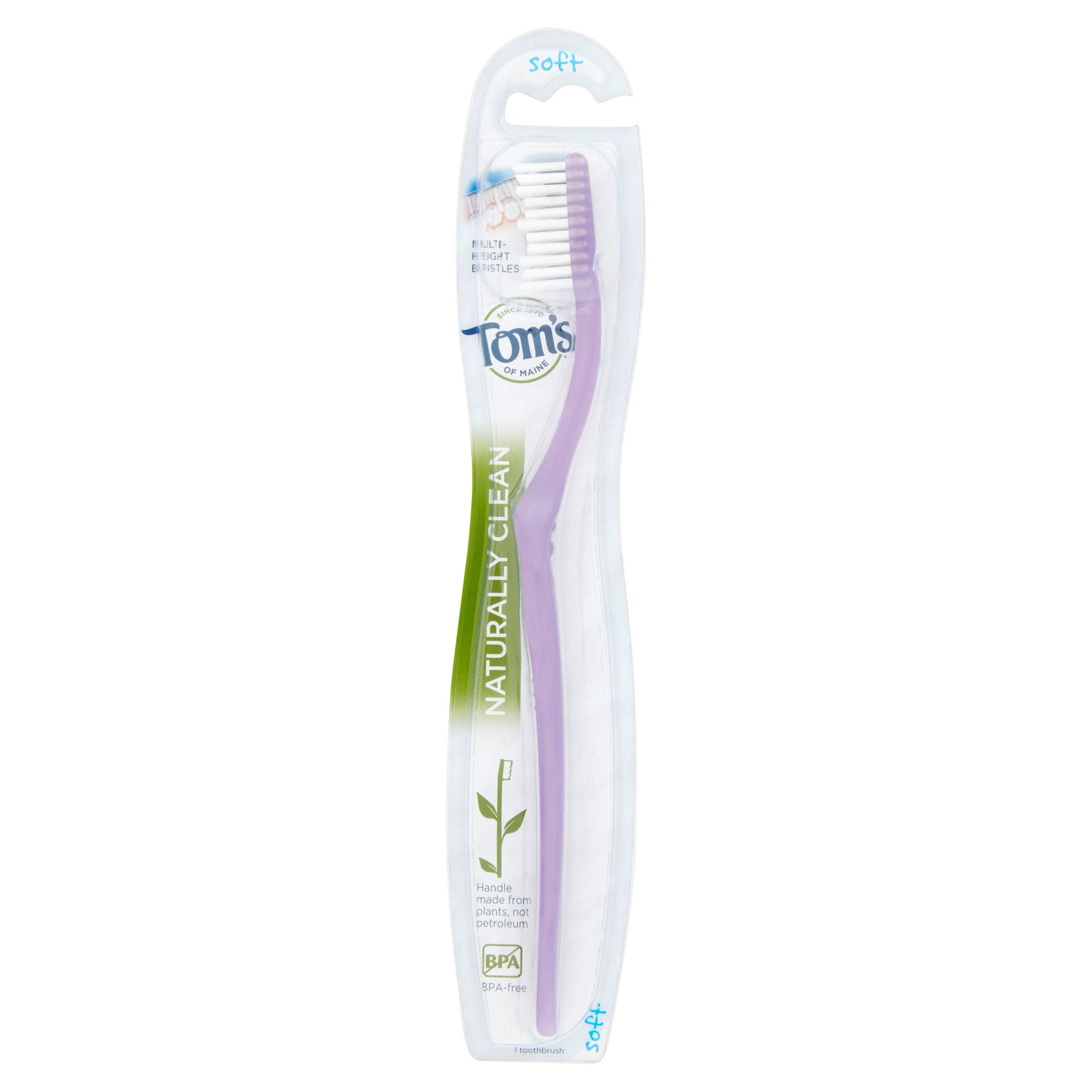 Tom's of Maine Adult Toothbrush - Soft - Walmart.com