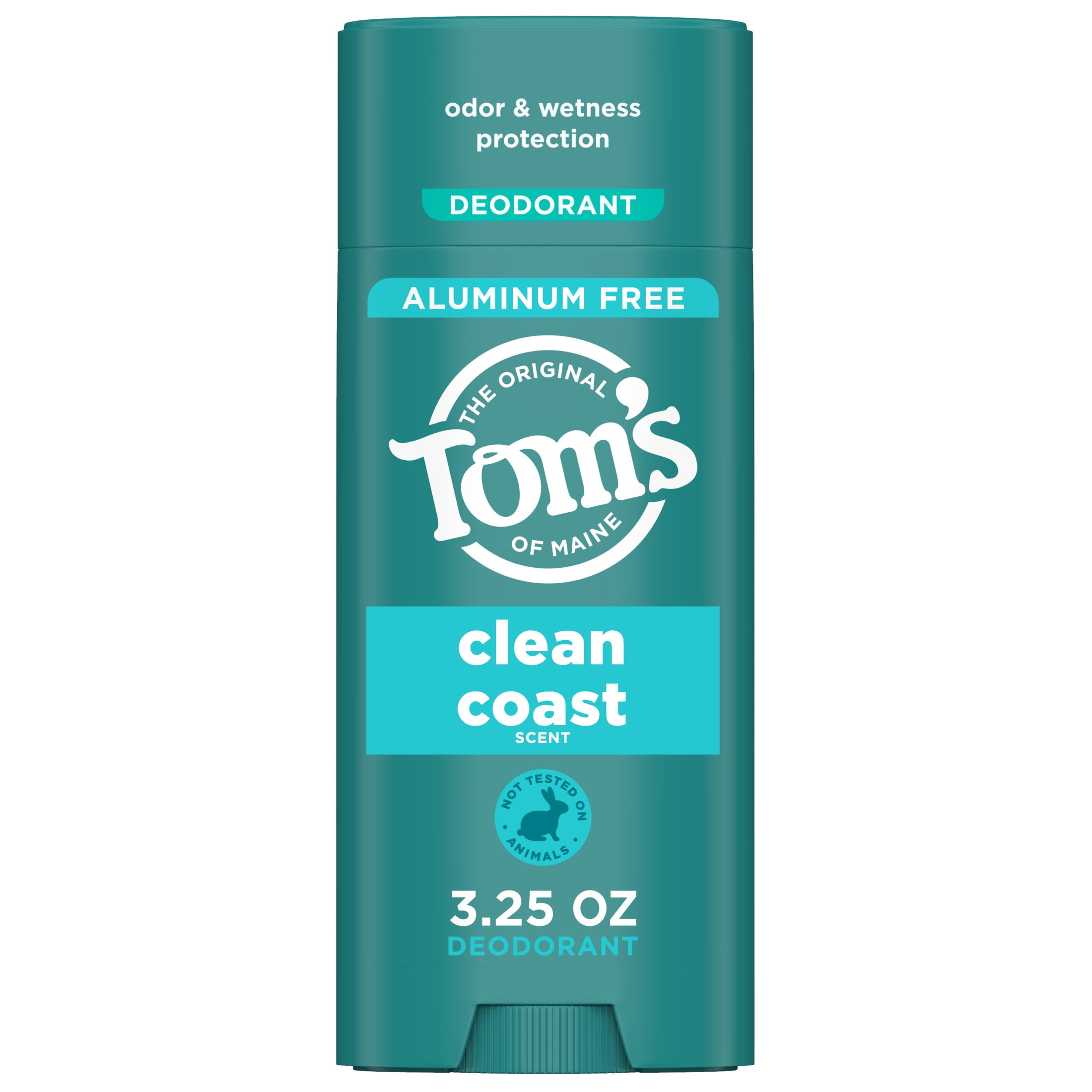 Tom’s of Maine Clean Coast Natural Deodorant, Aluminum Free, Odor ...