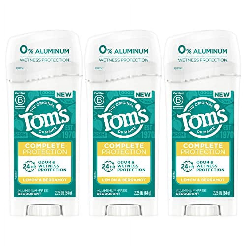 Tom's of Maine Complete Protection Aluminum-Free Natural Deodorant ...