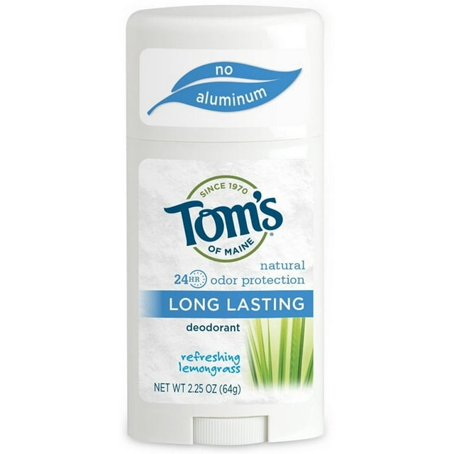 Tom's of Maine Natural Long Lasting Deodorant, Refreshing Lemongrass 2. ...