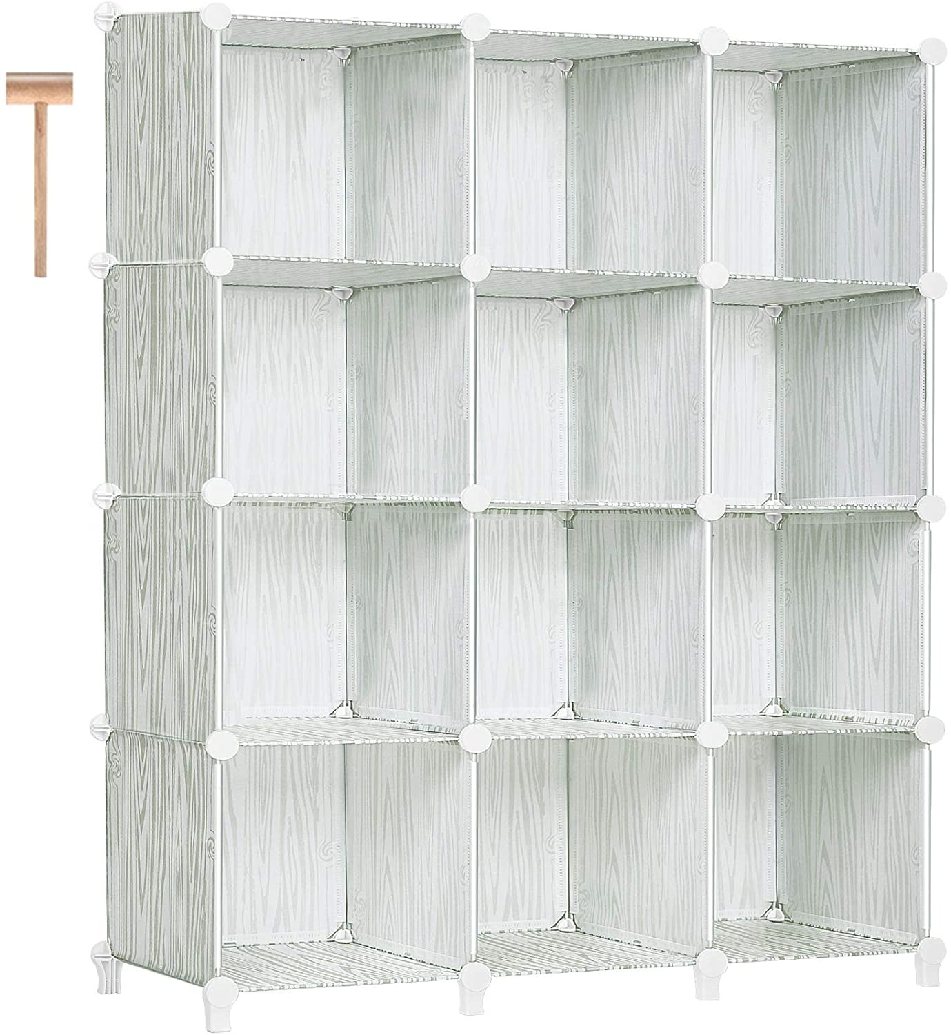 TomCare Cube Storage 12-Cube Closet Storage Shelves Cube Organizer Cube ...